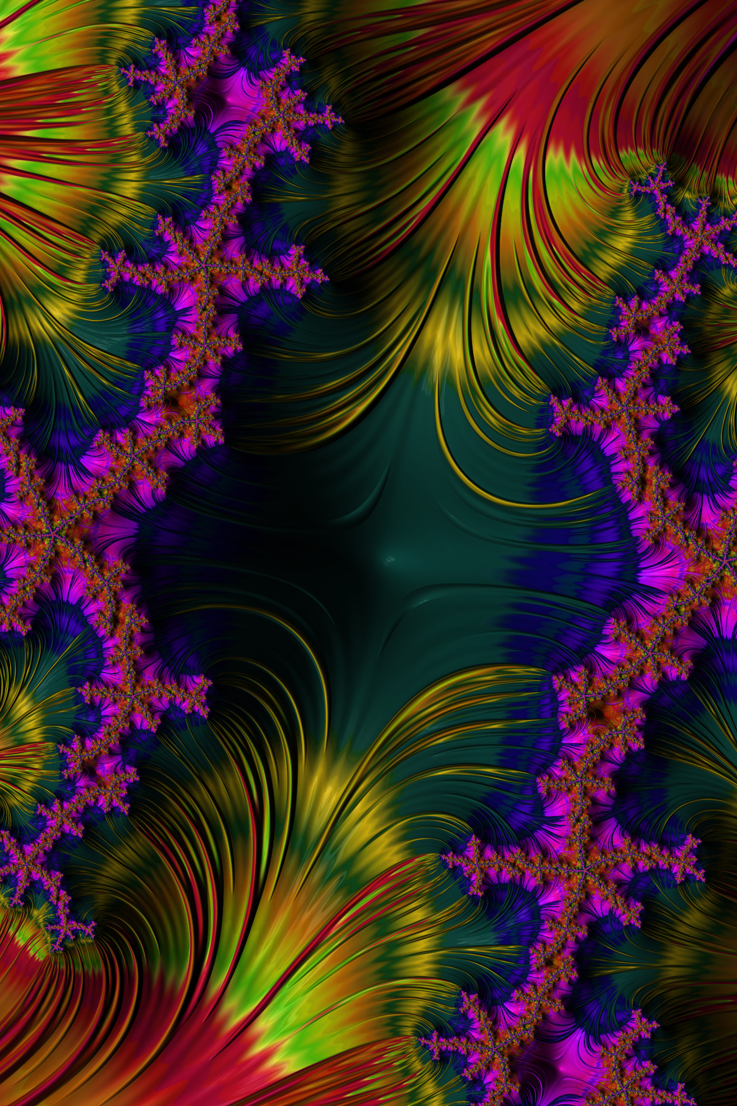 Trippy Psychedelic Fractal Art by Dr-Pen