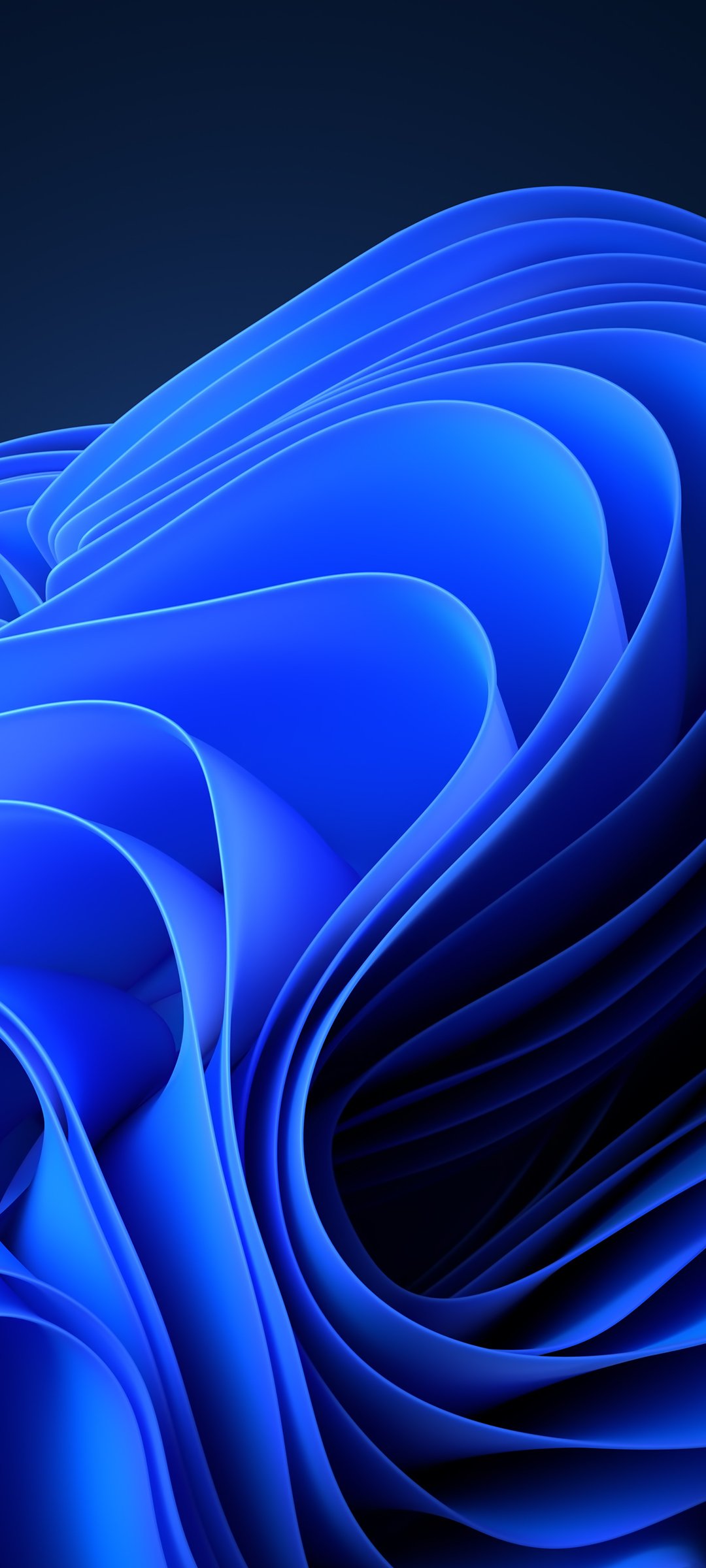 BlueWave — Windows 11 Tech Wallpaper for iPhone & Android