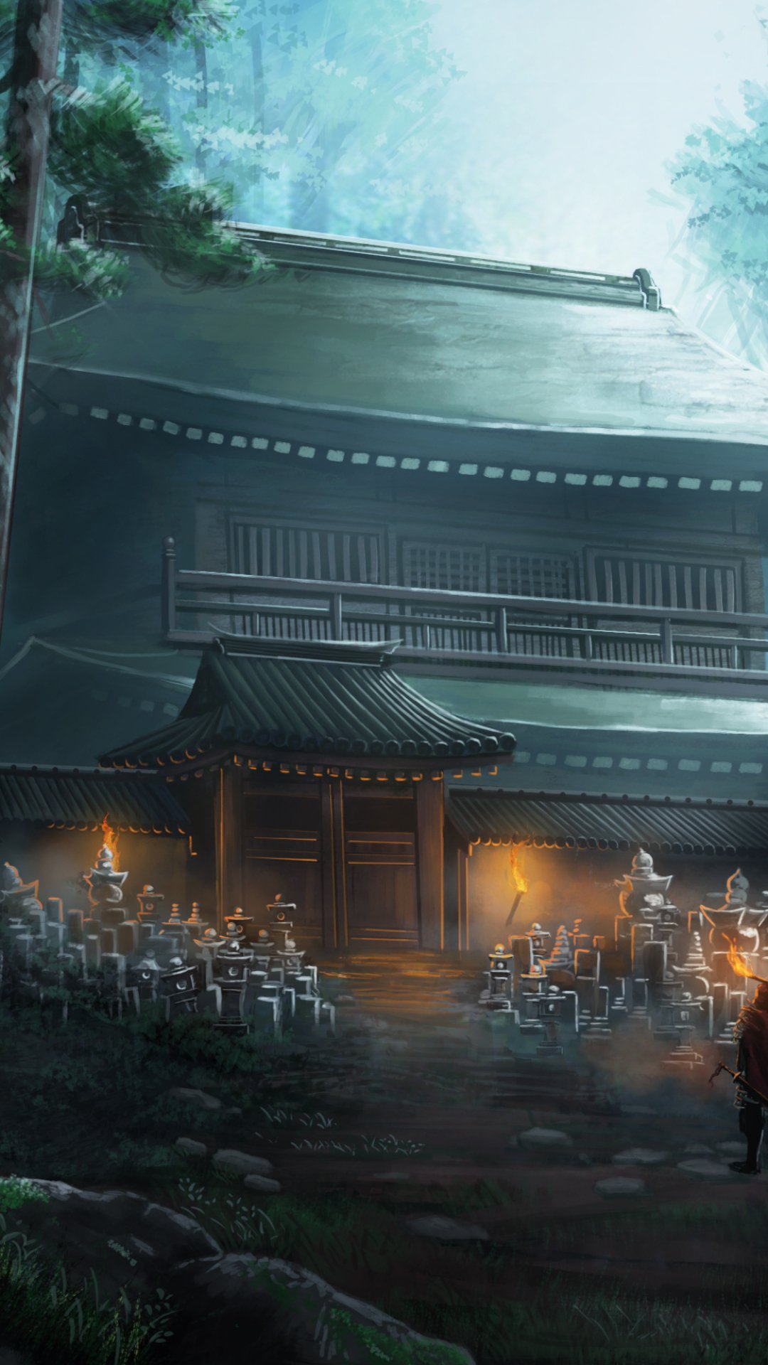 Download Fantasy Samurai Phone Wallpaper