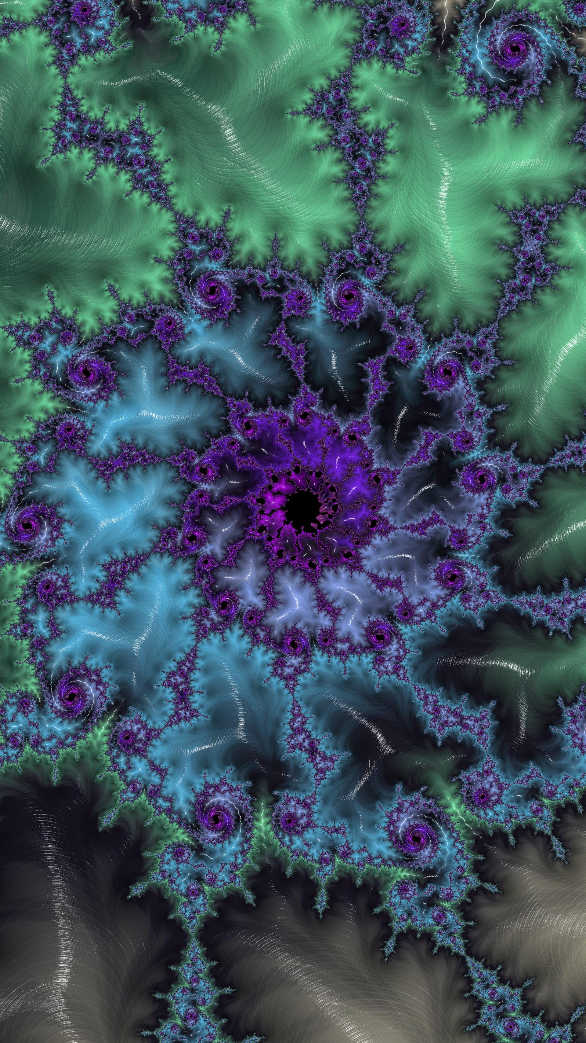 Trippy Psychedelic Fractal Art by Dr-Pen - Mobile Abyss