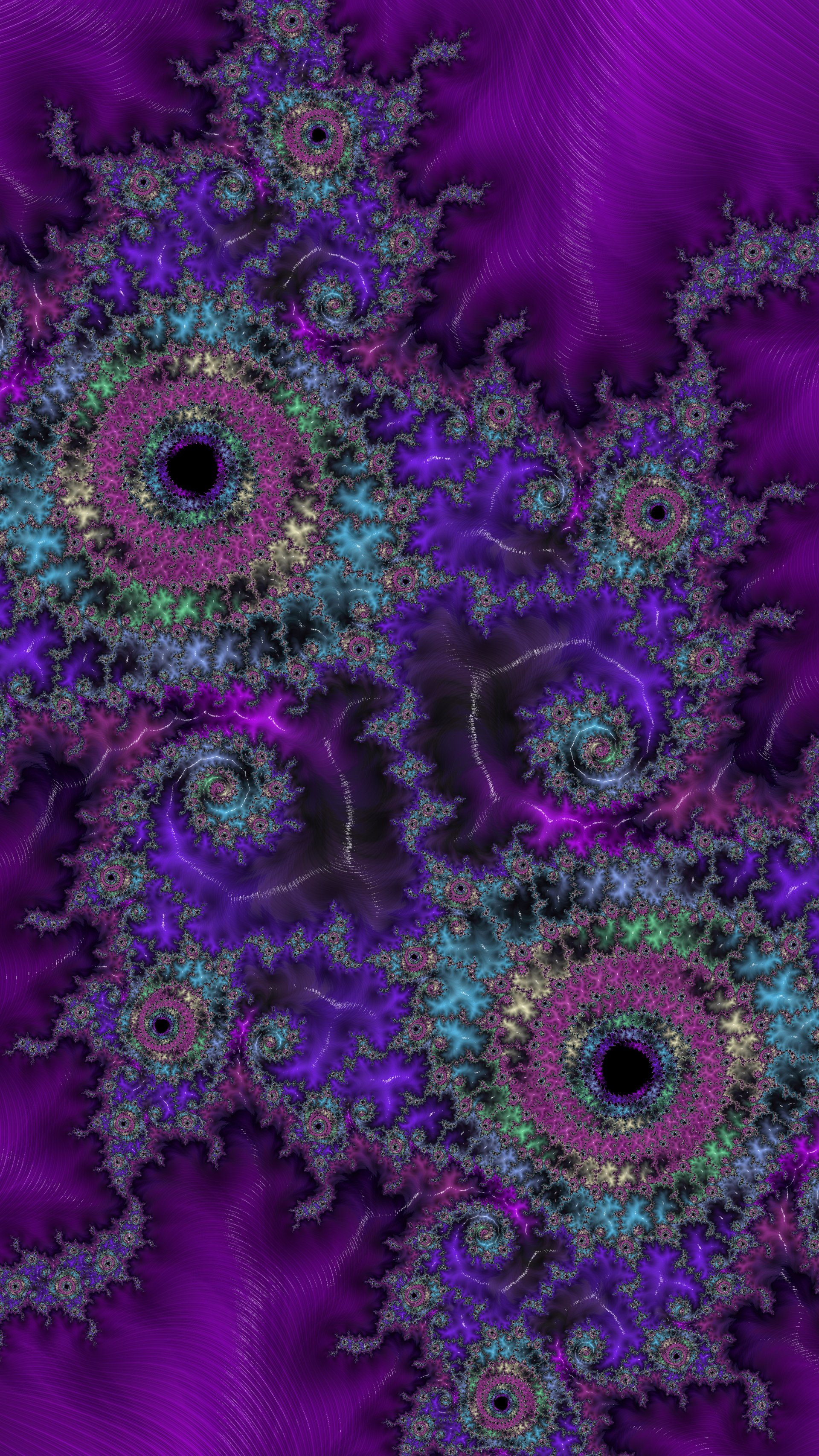 Trippy Psychedelic Fractal Art by Dr-Pen - Mobile Abyss