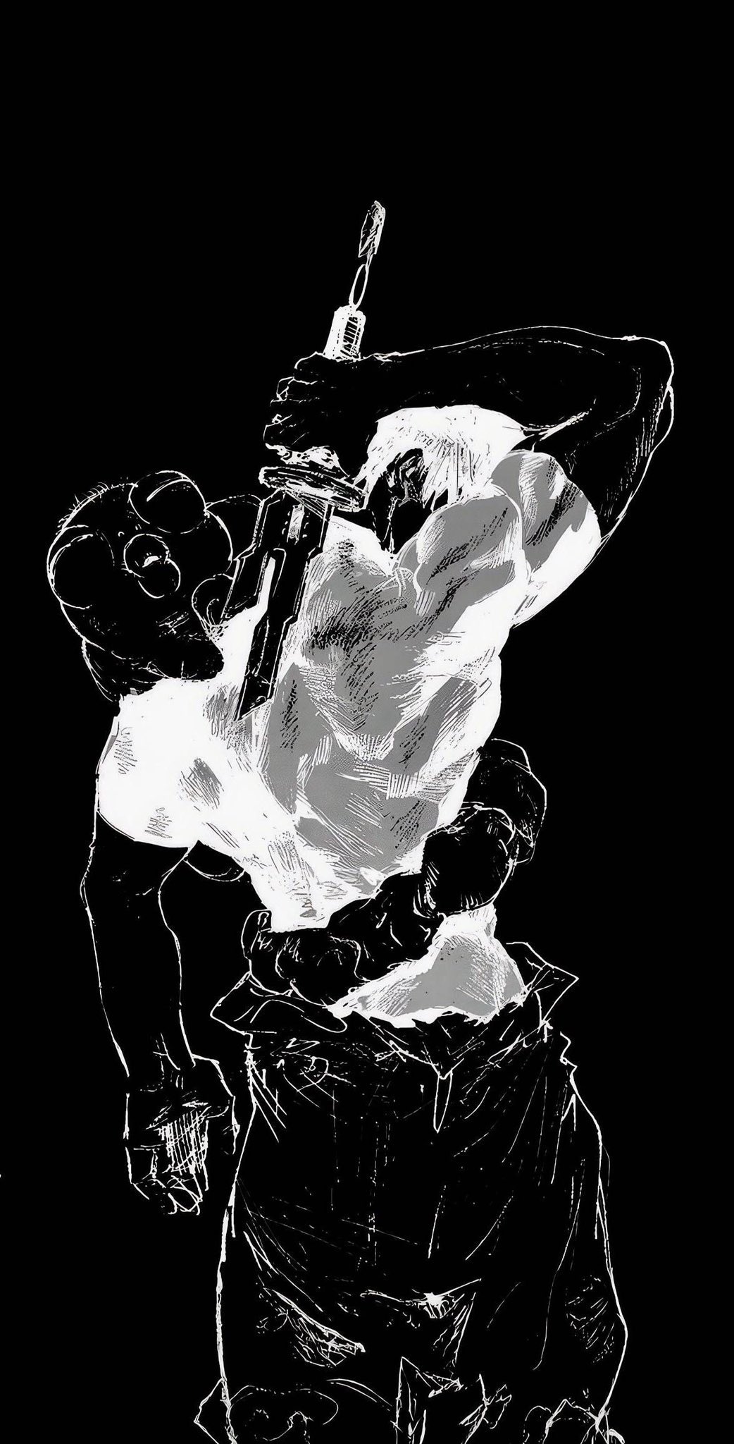 Toji Fushiguro - Jujutsu Kaisen Anime Phone Wallpaper