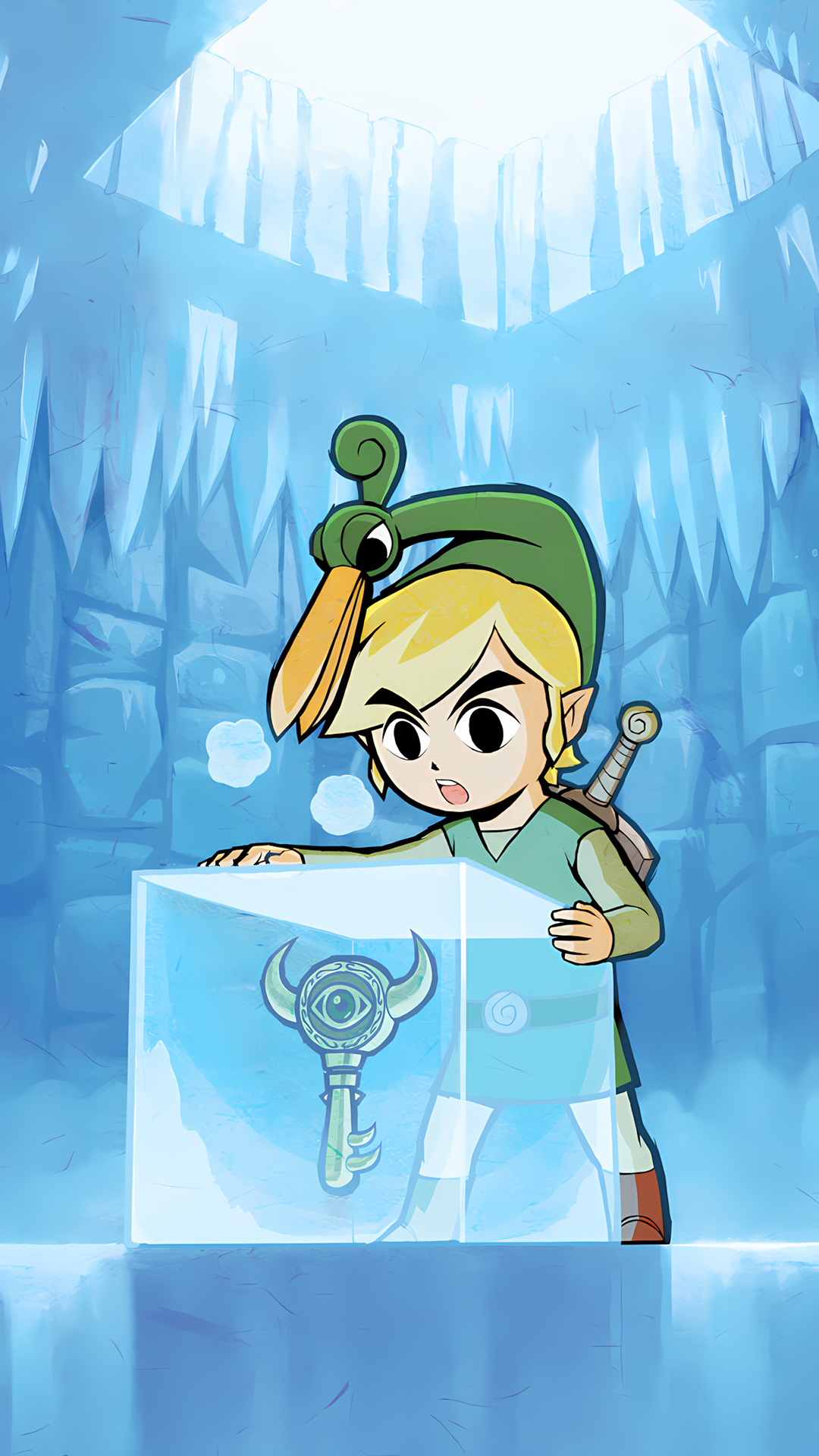 Download The Legend Of Zelda: The Minish Cap Link Phone Wallpaper