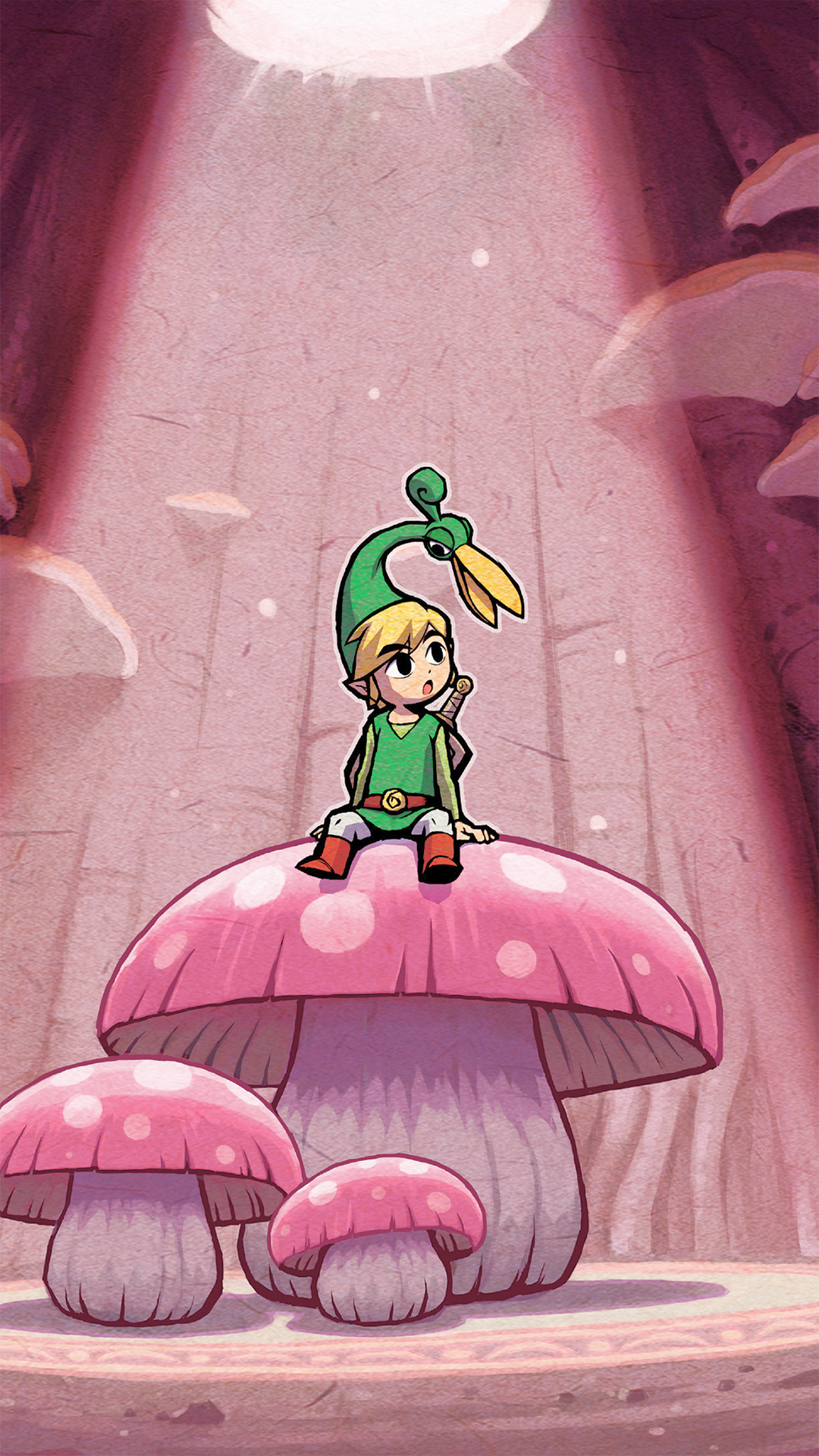 Download The Legend Of Zelda: The Minish Cap Link Phone Wallpaper