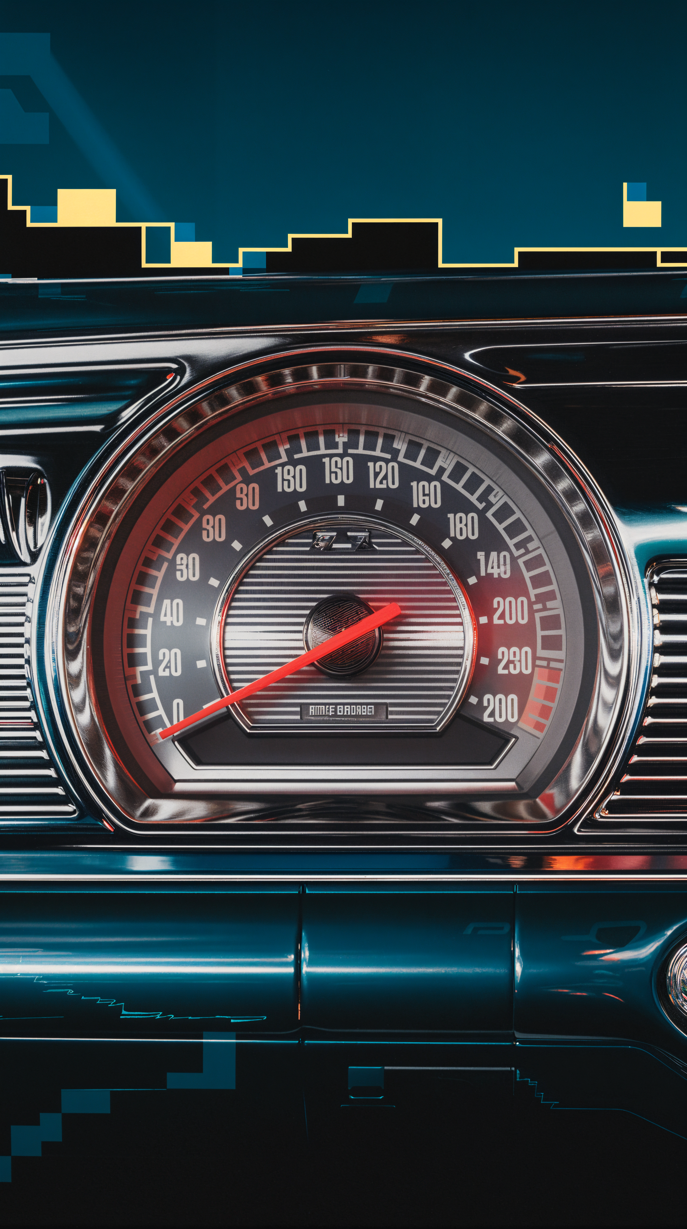 Dynamic Speedometer: Your Perfect Phone Wallpaper by QuantumCurator