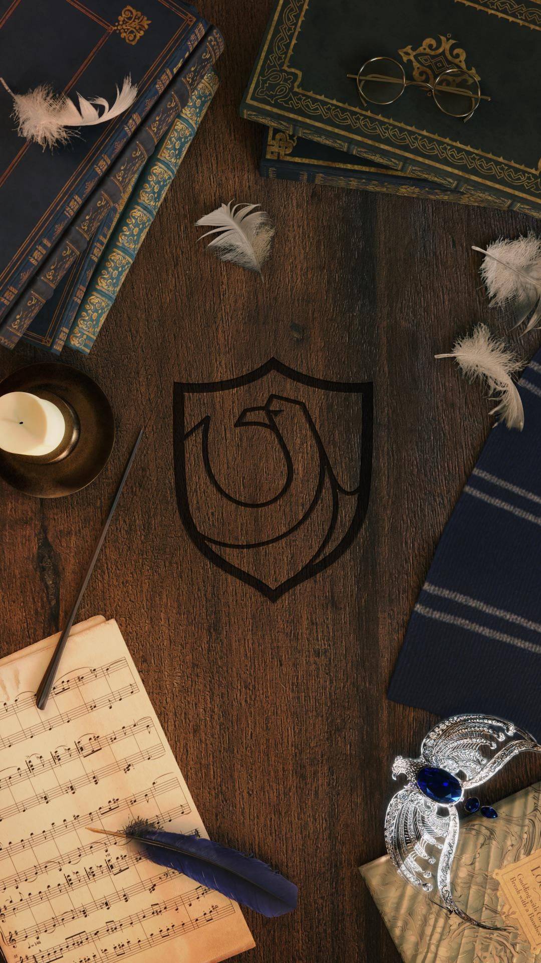 Ravenclaw Magic: Enchanting Harry Potter Phone Wallpaper