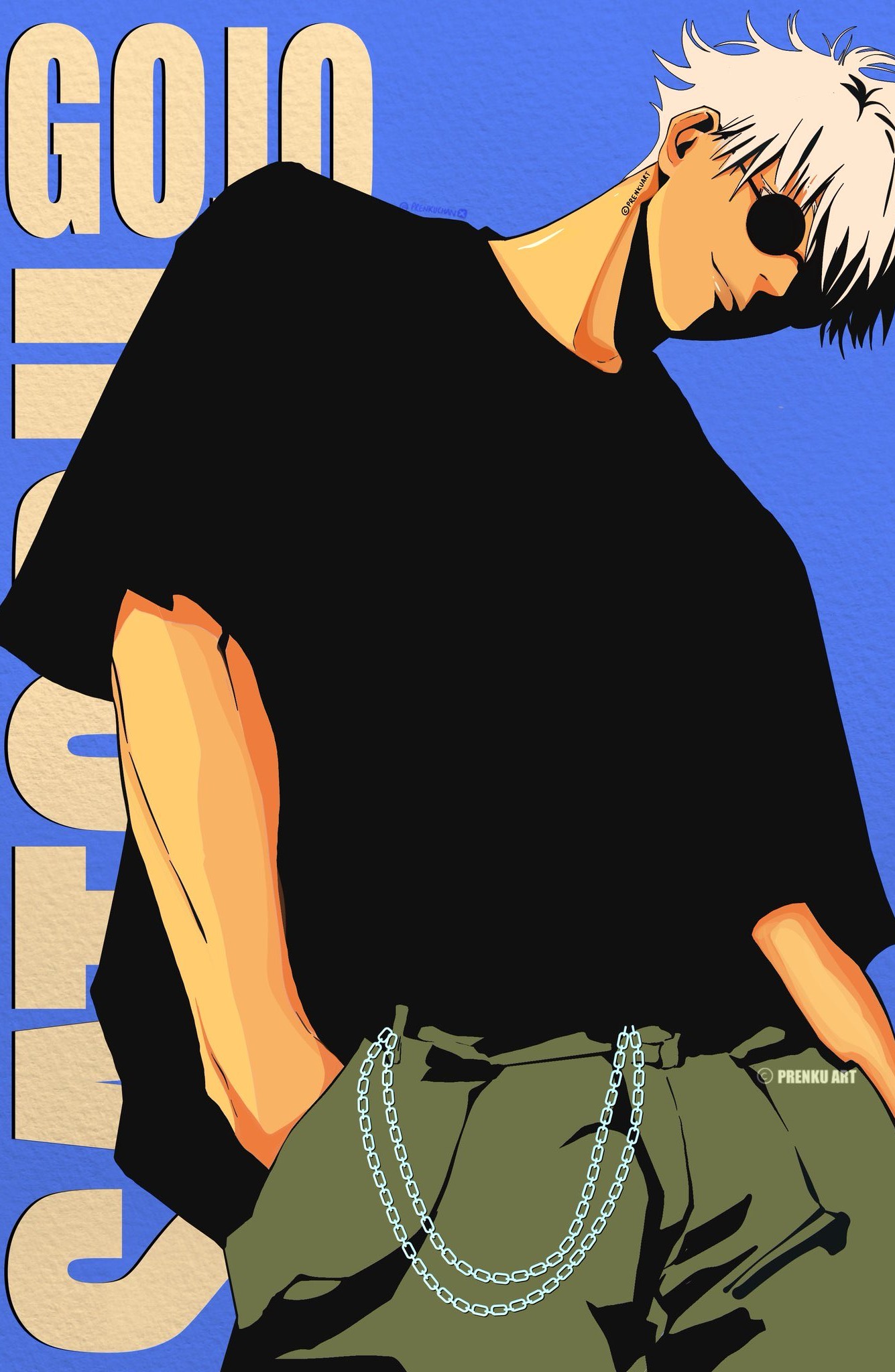 Download Anime Jujutsu Kaisen Satoru Gojo Drip Phone Wallpaper