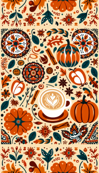 Pumpkin Spice Phone Wallpapers