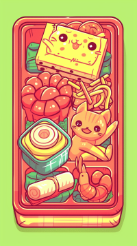 Bento Box iPhone Wallpapers