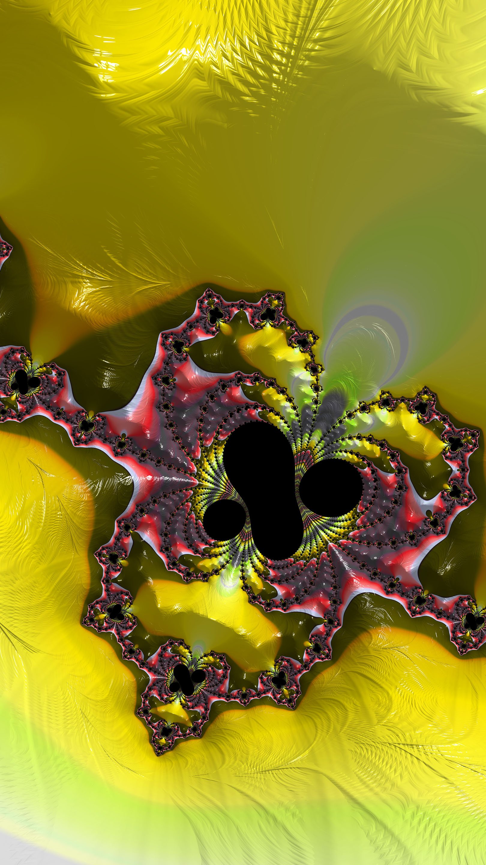 Trippy Psychedelic Fractal Wallpaper by Dr-Pen