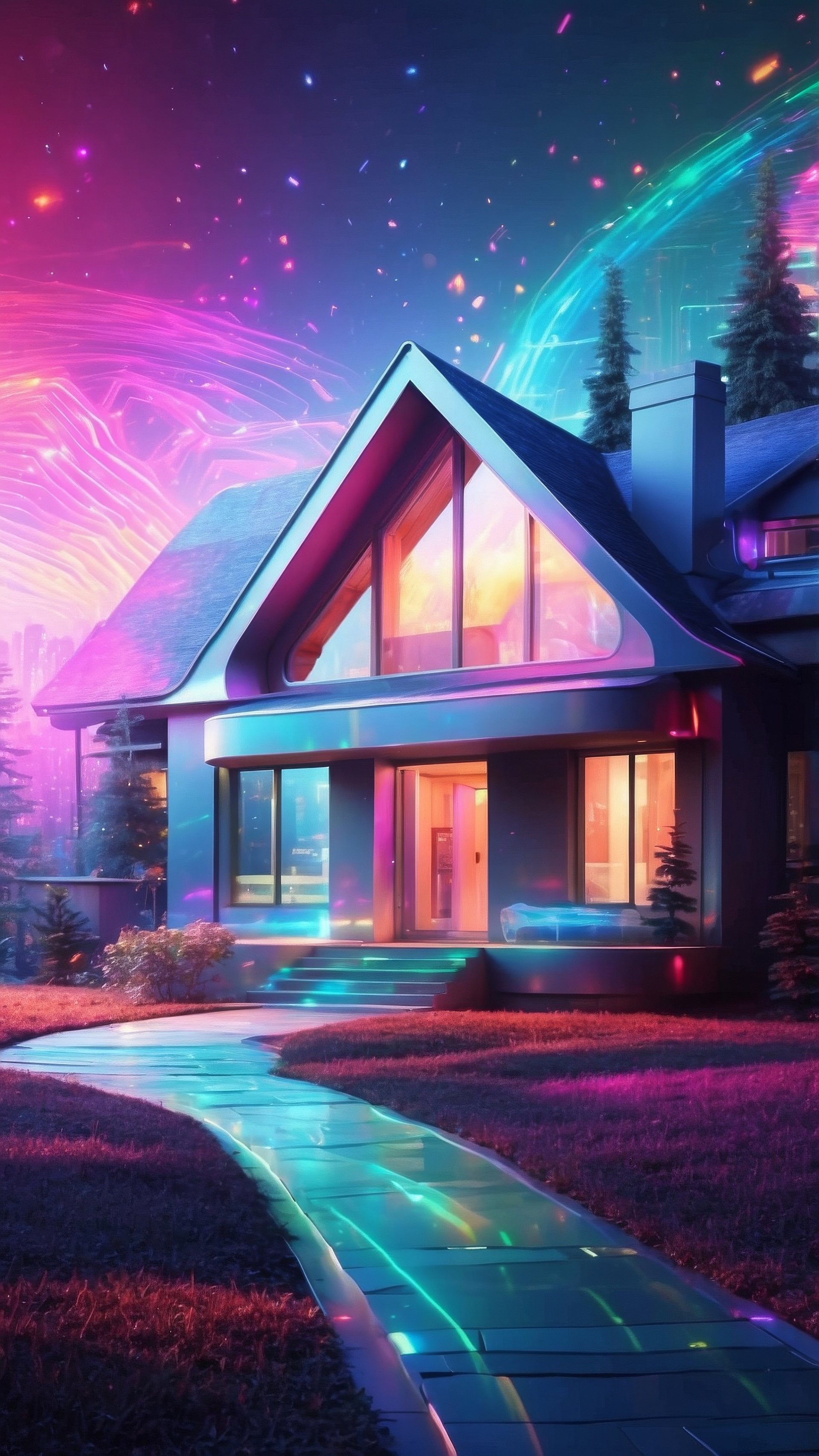 Futuristic House - Desktop Wallpapers, Phone Wallpaper, PFP, Gifs, and ...