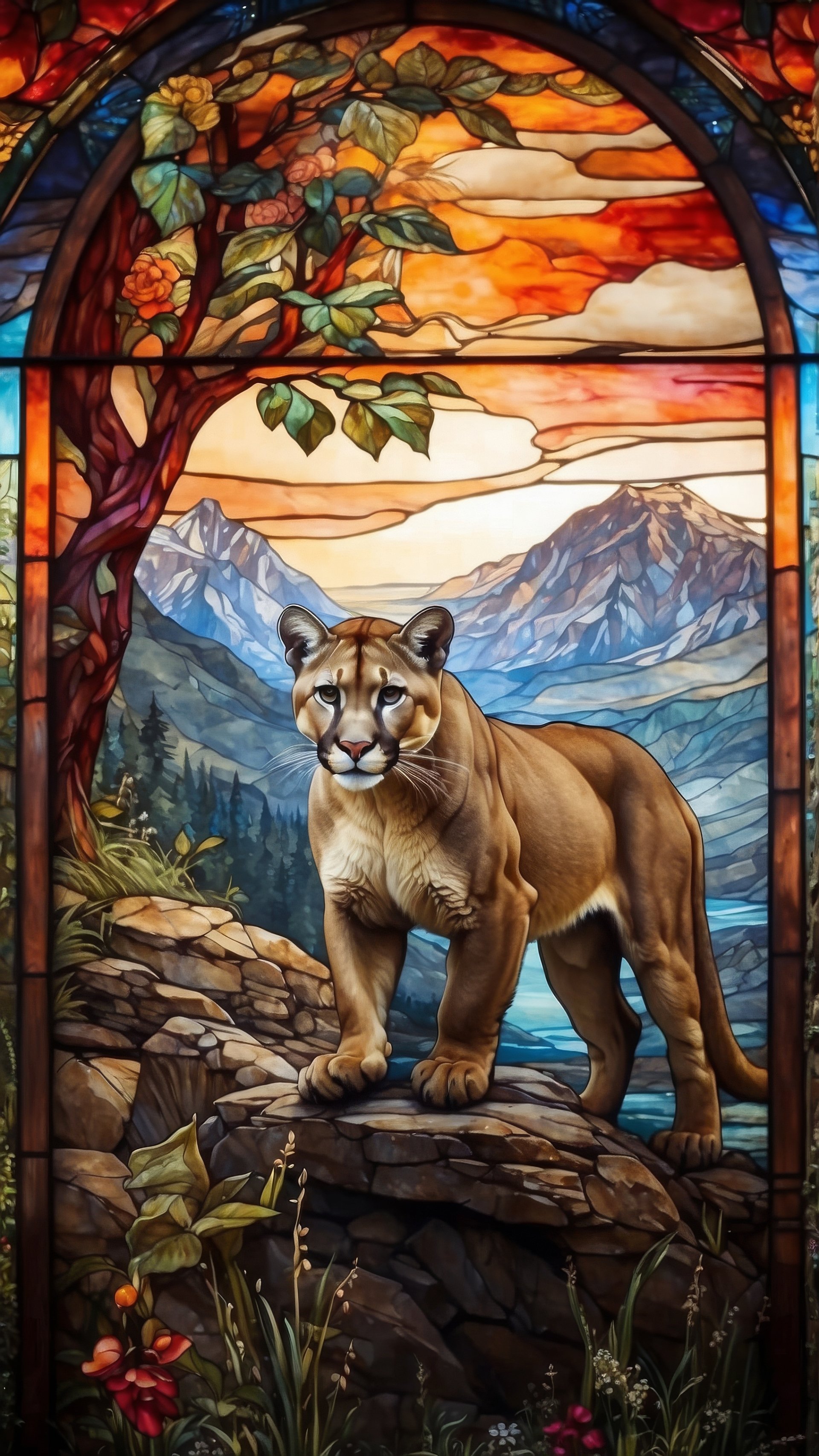 Mountain Lion Phone Wallpapers