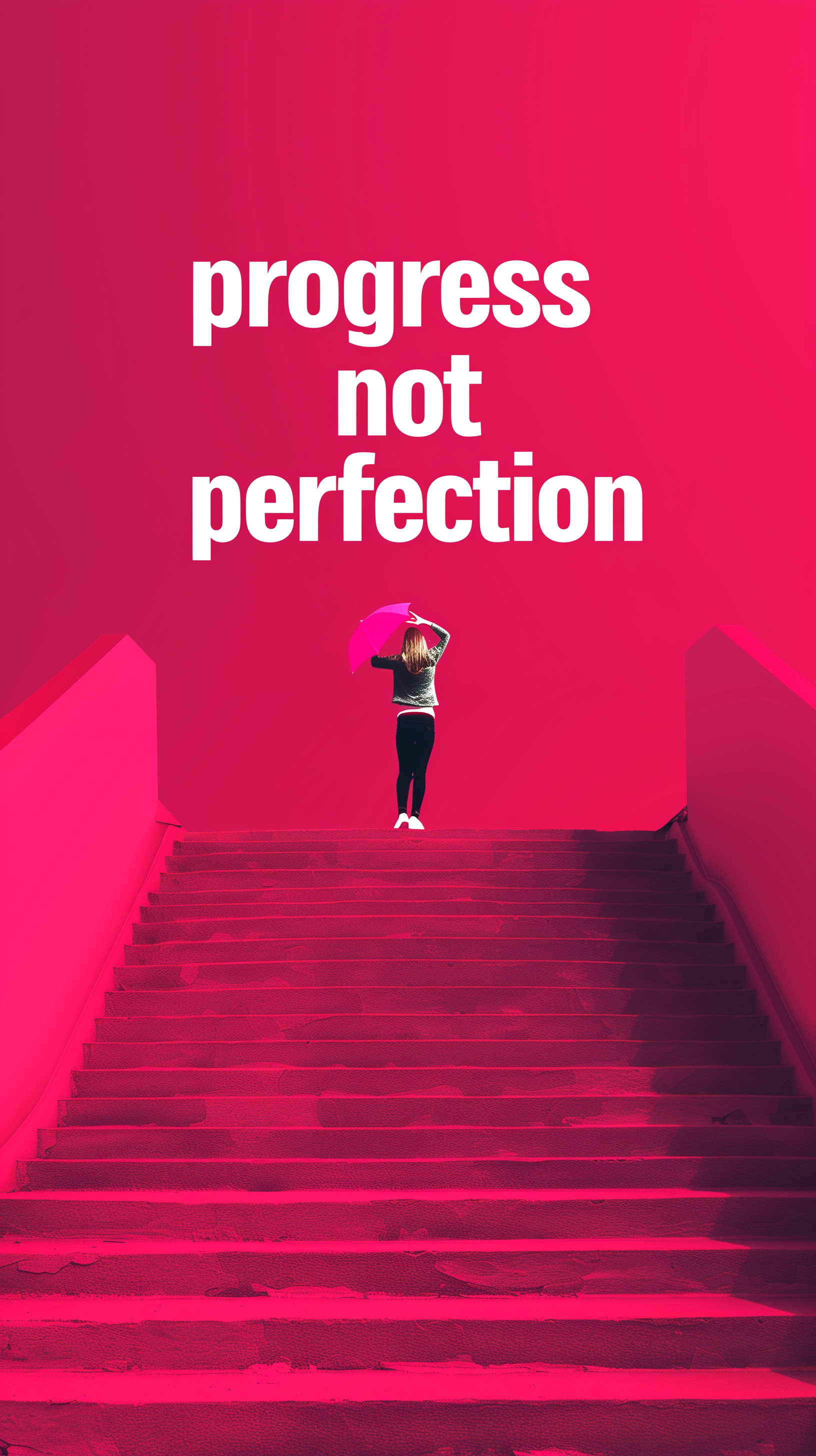 Progress Not Perfection Phone Wallpapers