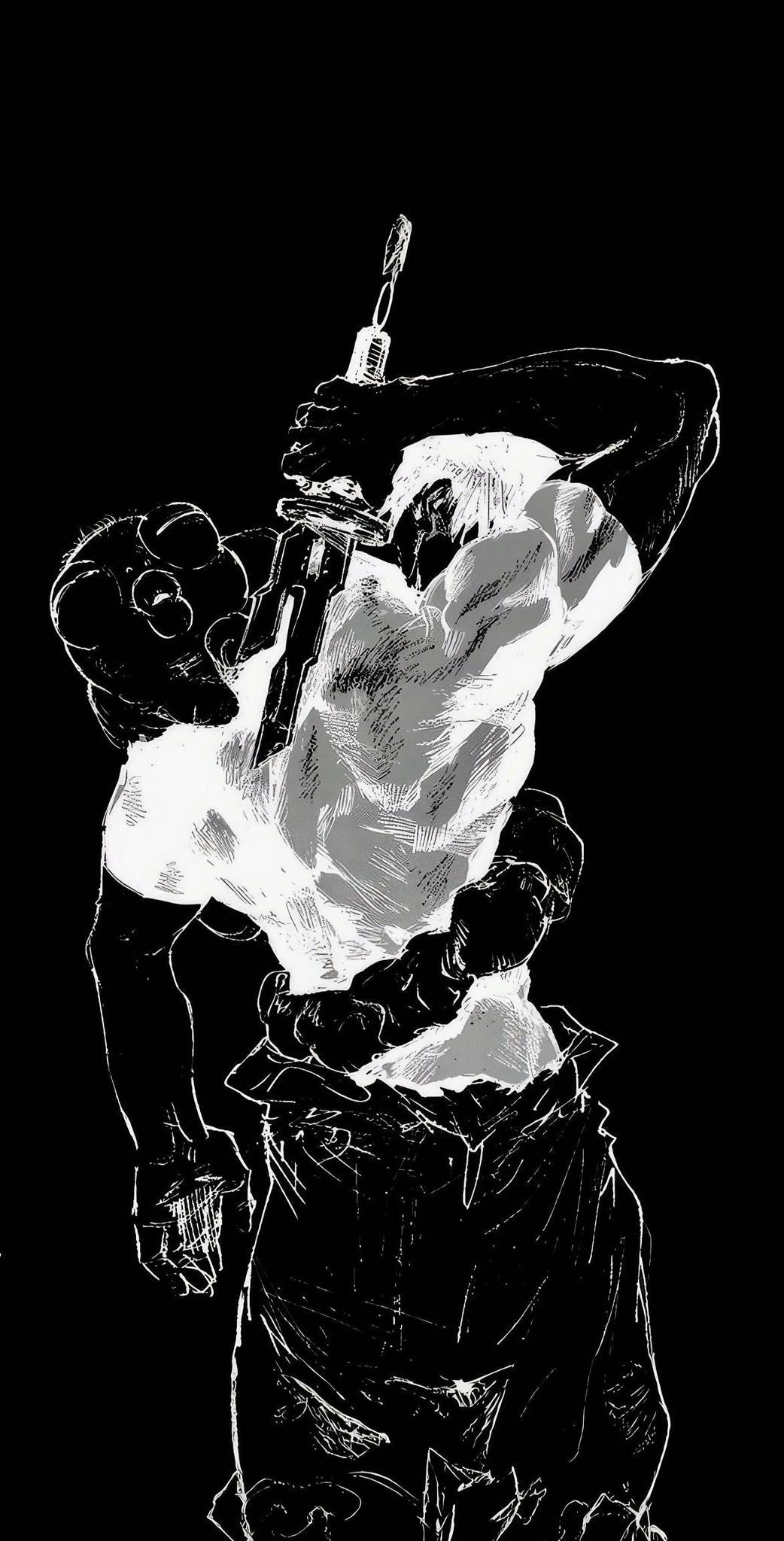 Toji Fushiguro - Jujutsu Kaisen Anime Phone Wallpaper