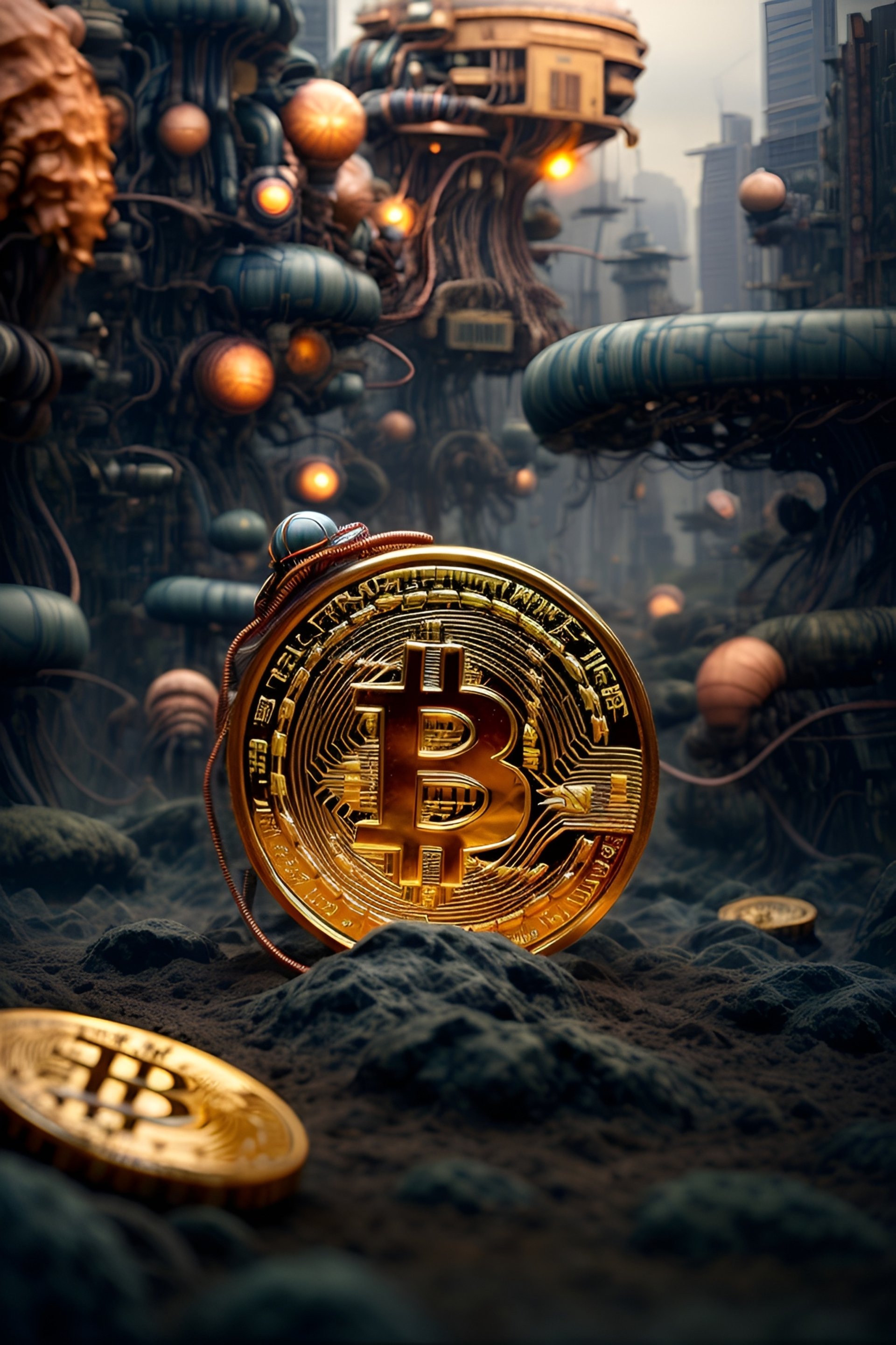 Bitcoin Phone wallpaper by INFER