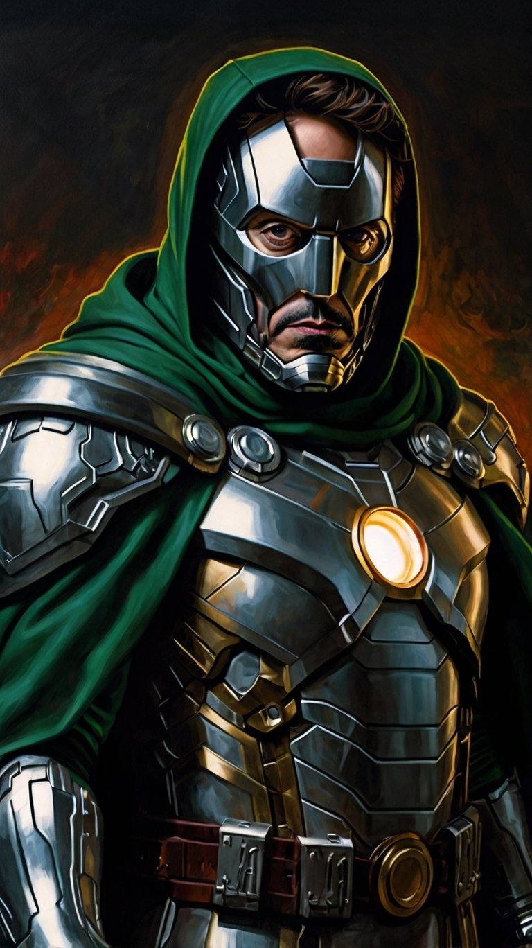 Robert Downey Jr. as Dr. Doom by INFER