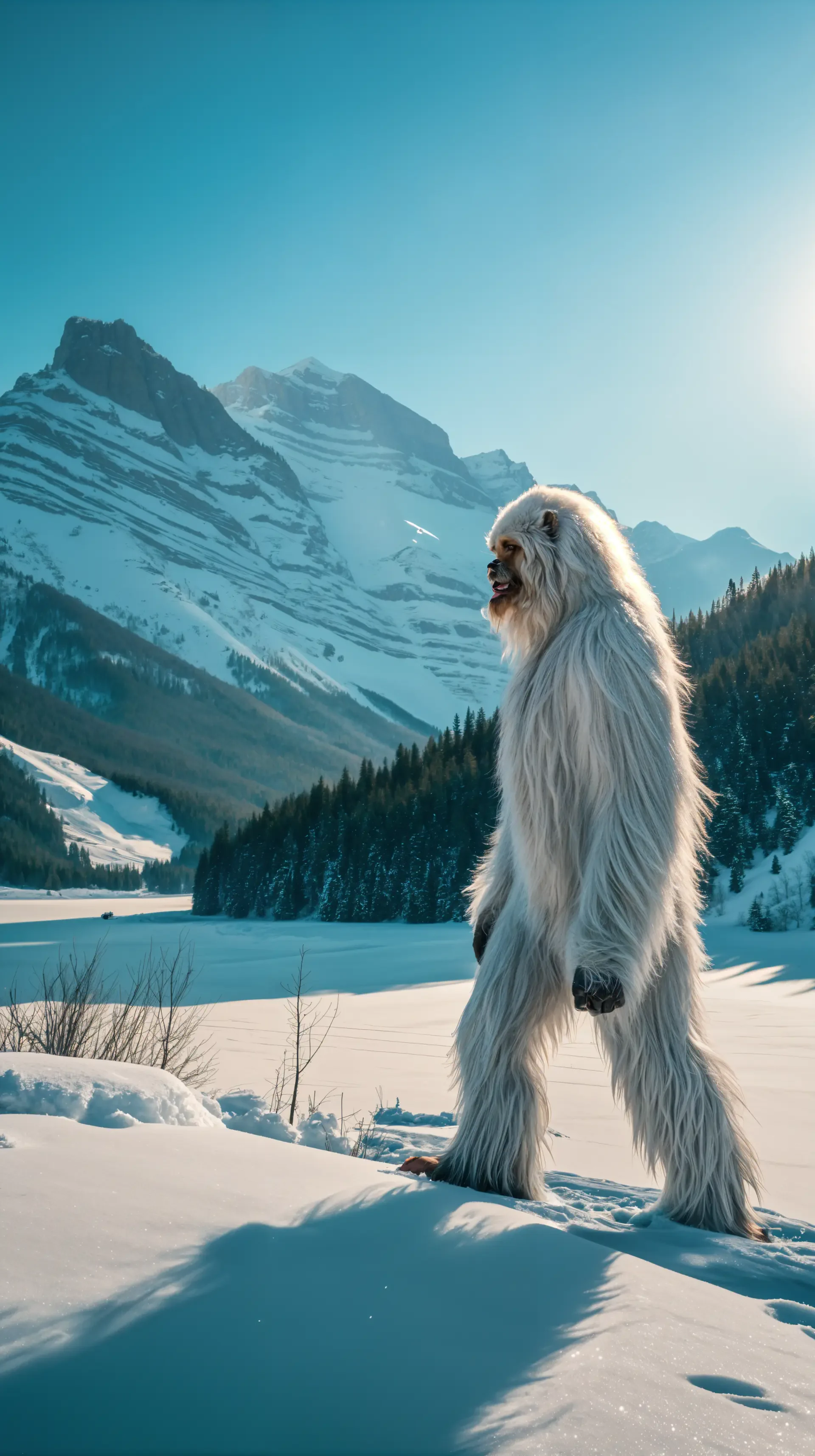 Yeti Majesty: A Stunning Phone Wallpaper for Nature Lovers by ...