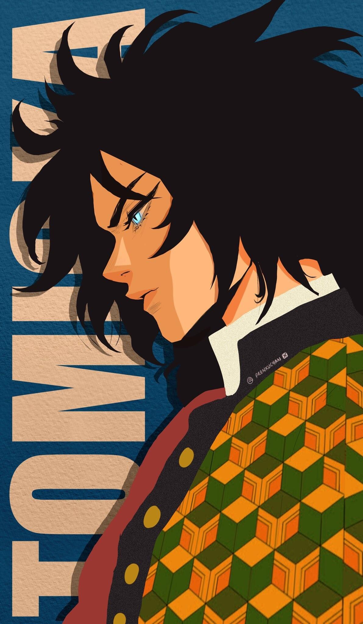Download Anime Demon Slayer: Kimetsu No Yaiba Giyuu Tomioka Phone Wallpaper