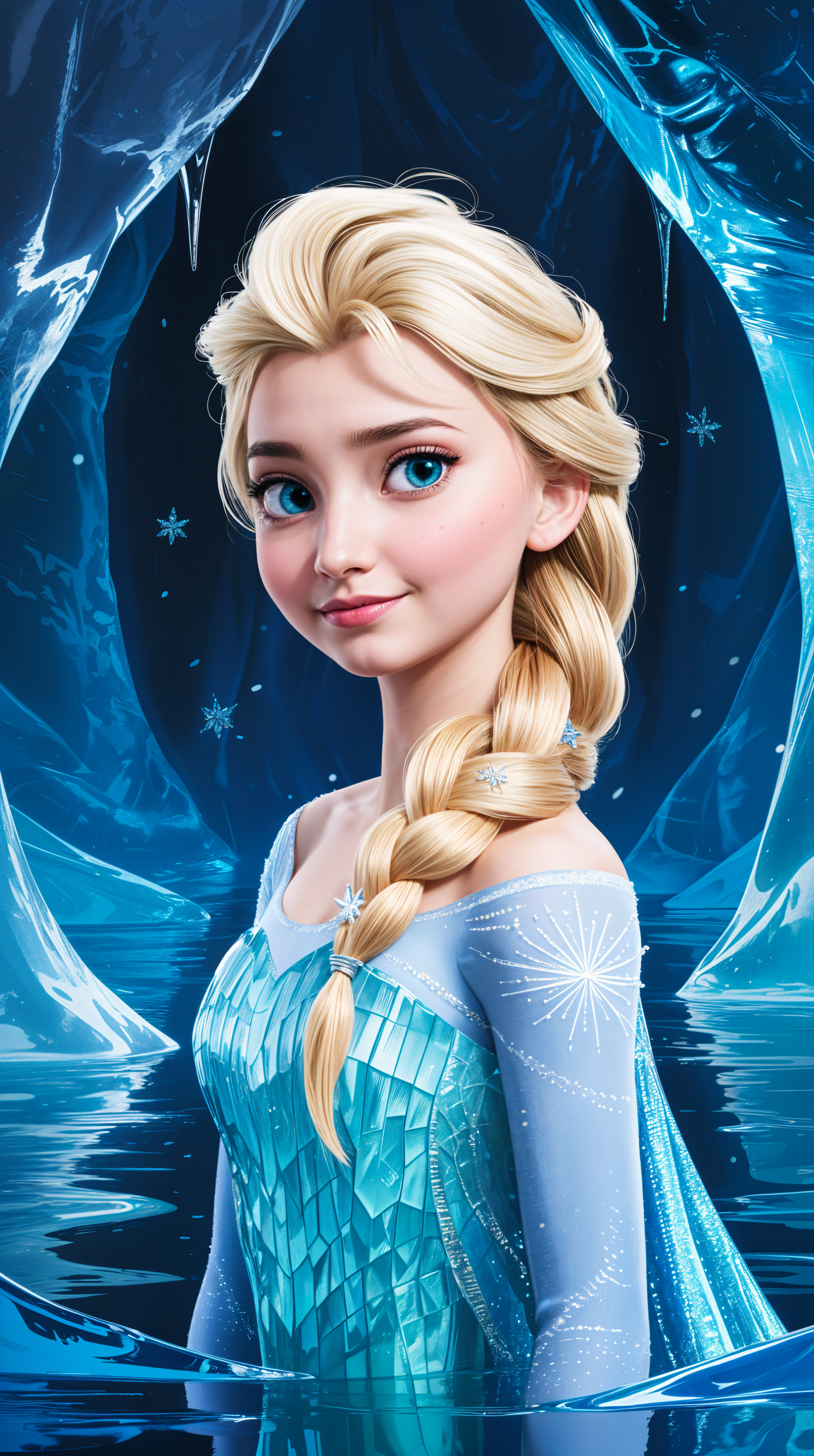 Download Elsa (Frozen) Frozen Ice Queen Phone Wallpaper by QuantumCurator