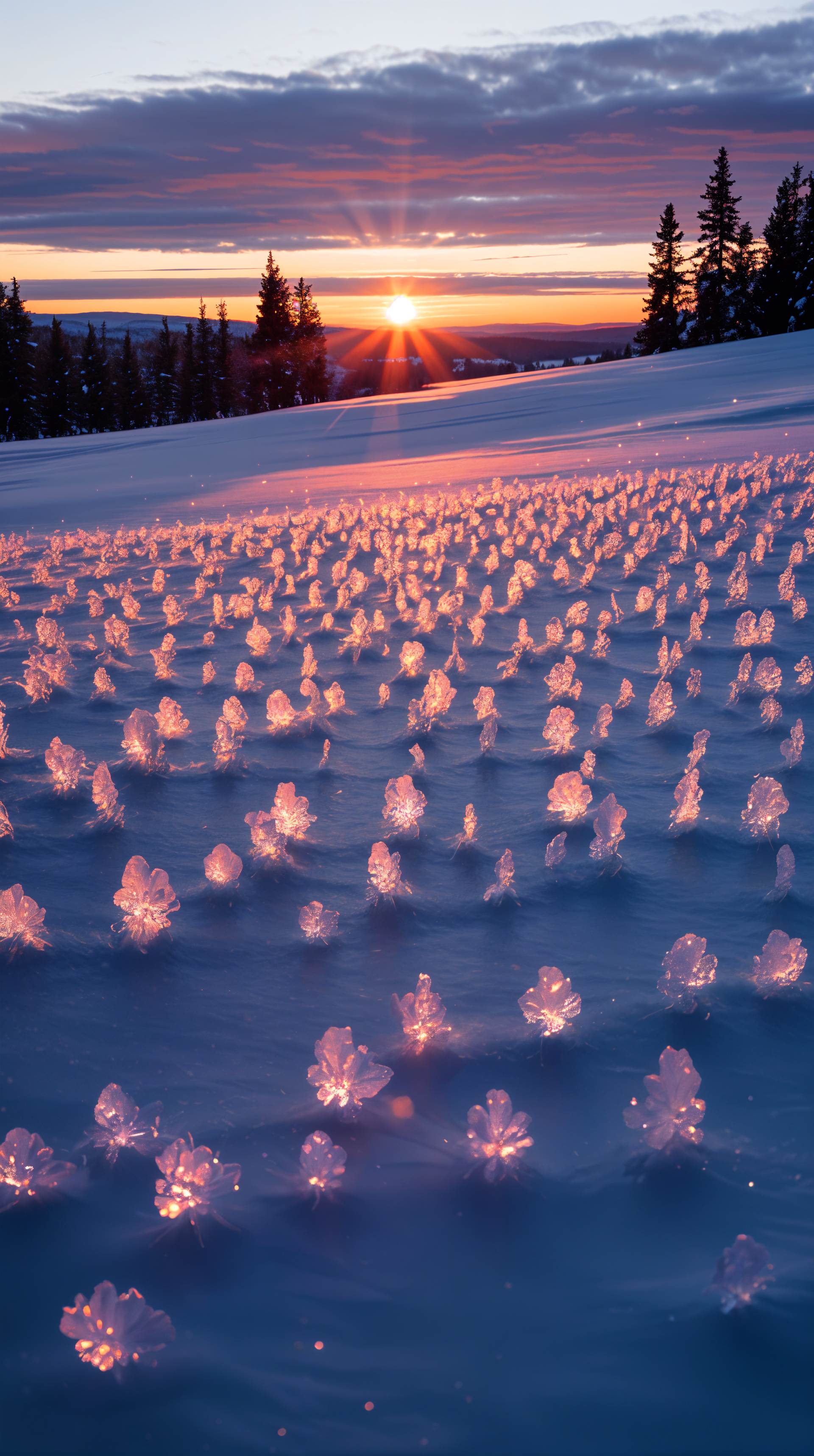 Winter Sunset - Desktop Wallpapers, Phone Wallpaper, PFP, Gifs, and More!