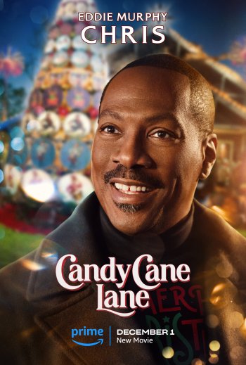 Candy Cane Lane Movie Festive Wallpaper