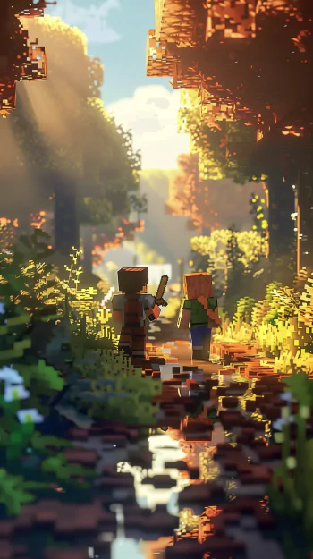 Minecraft phone wallpaper store