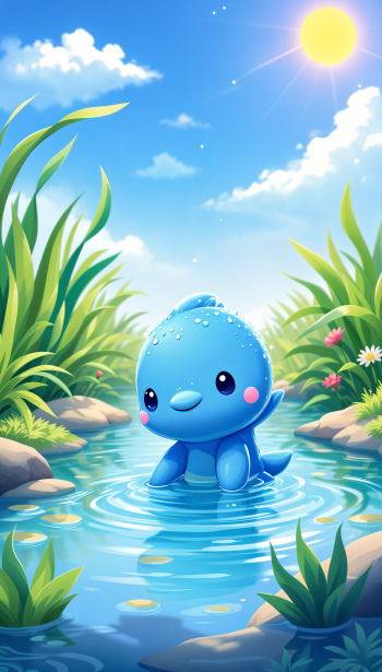 Blue Creature iPhone Wallpapers