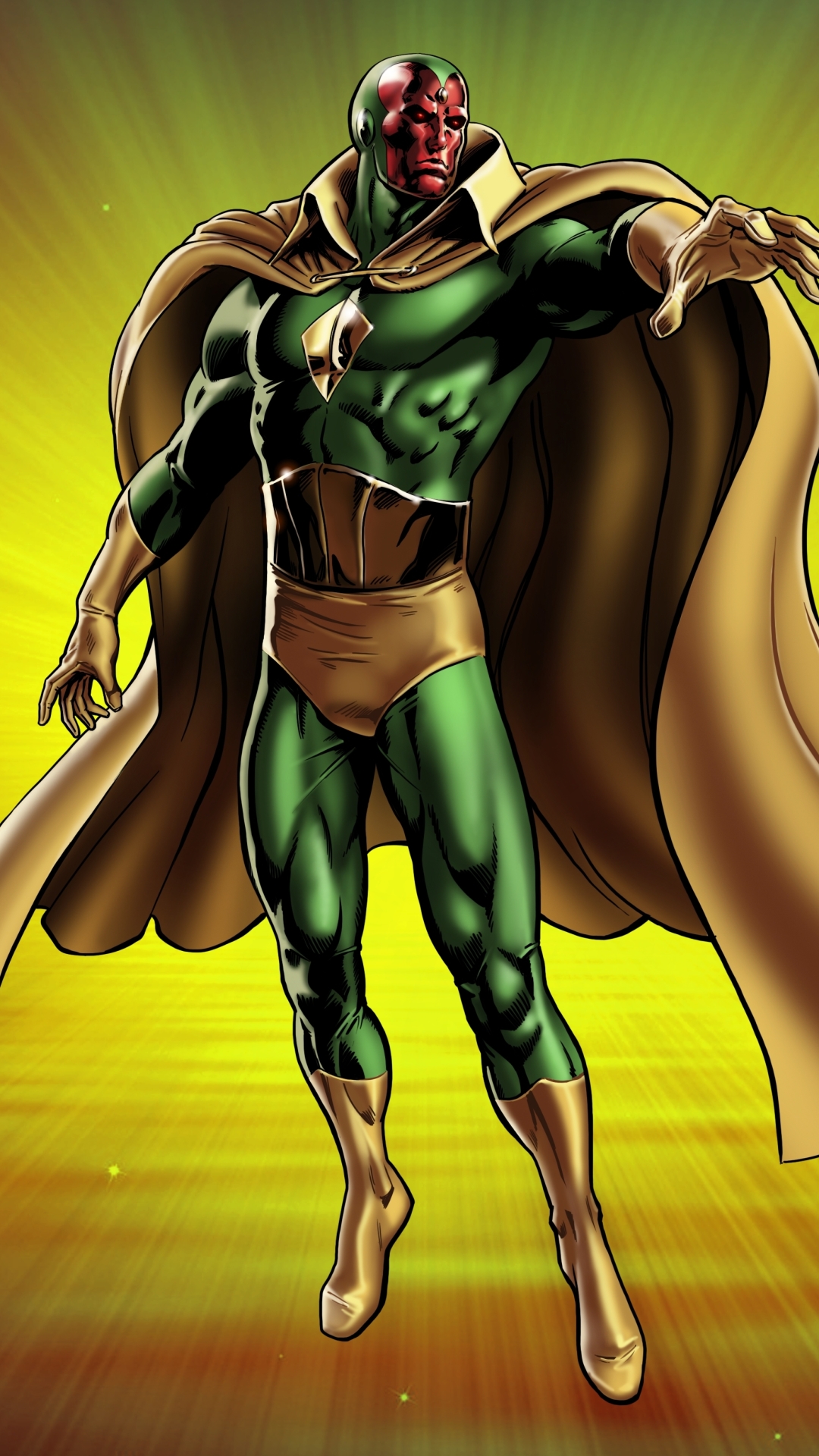 Download Comic Vision (Marvel Comics) Phone Wallpaper