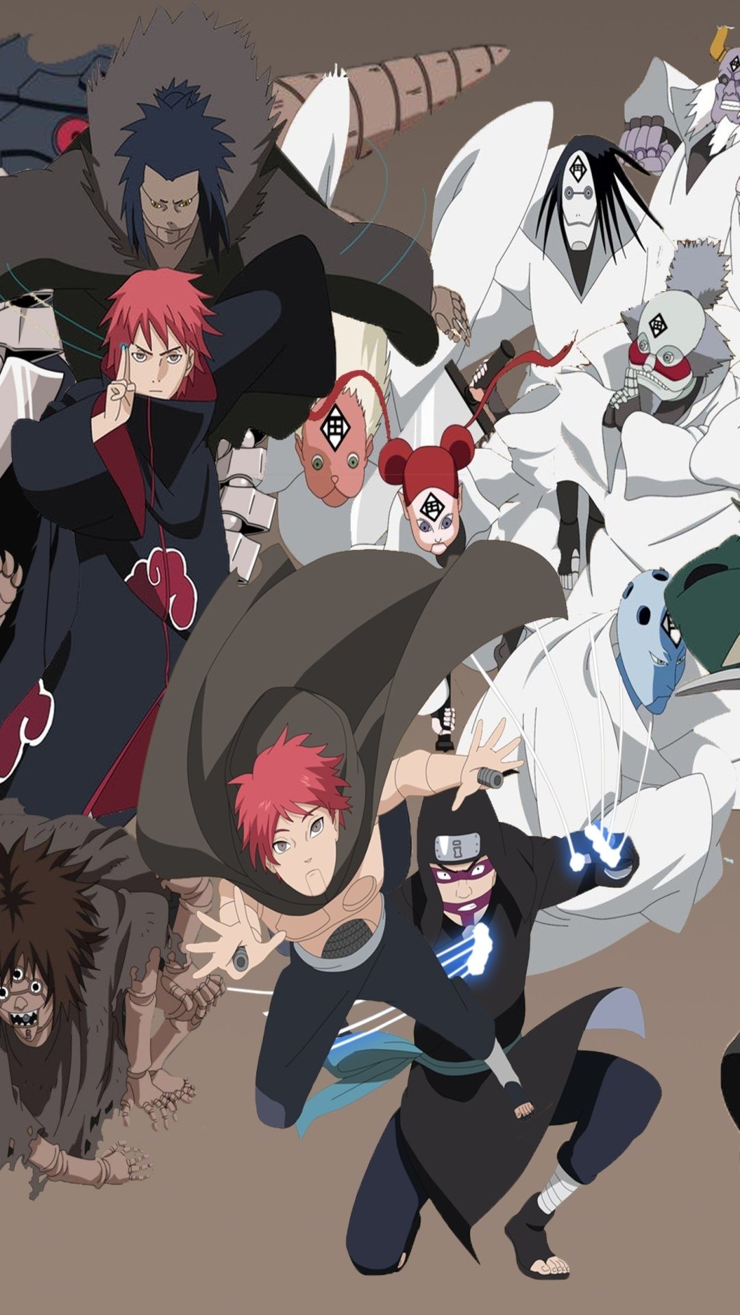 Kankurō (Naruto) Phone Wallpapers