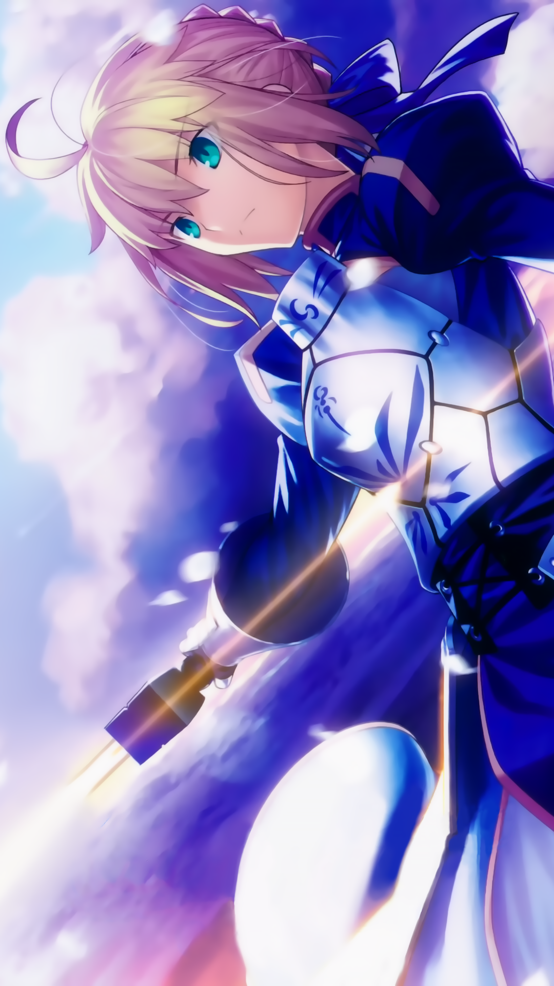 Fate Zero Saber Phone Wallpaper