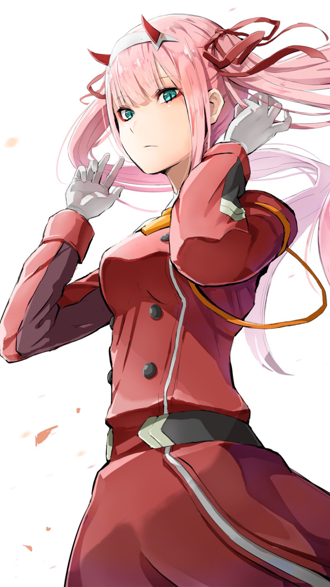 Zero Two - Iconic Darling in the FranXX Anime Wallpaper