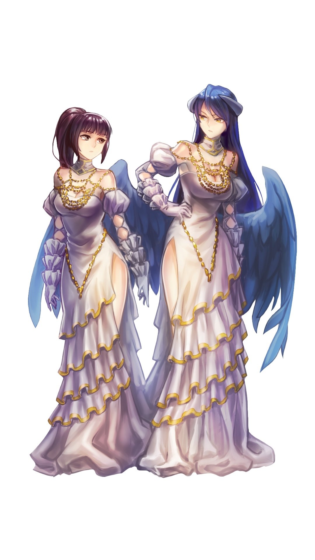 Celestial Maids: Albedo & Narberal — Overlord Anime Wallpaper