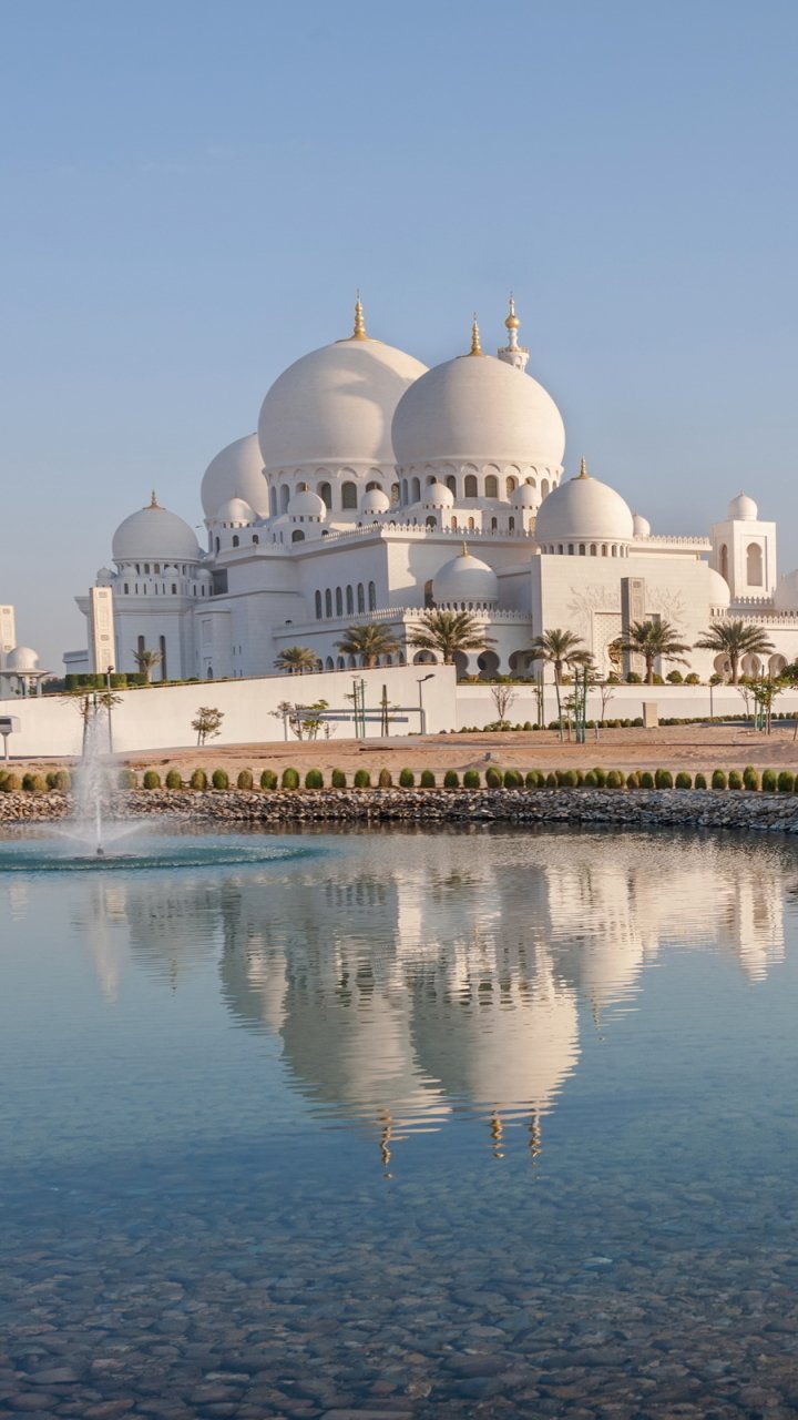 Download Religious Sheikh Zayed Grand Mosque Phone Wallpaper