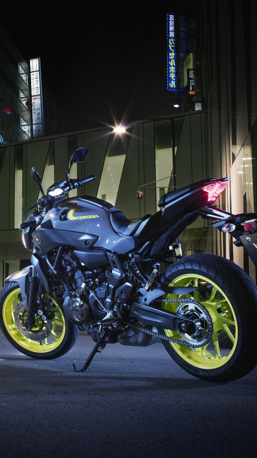 Download Motorcycle Vehicle Yamaha Yamaha MT-07 Phone Wallpaper