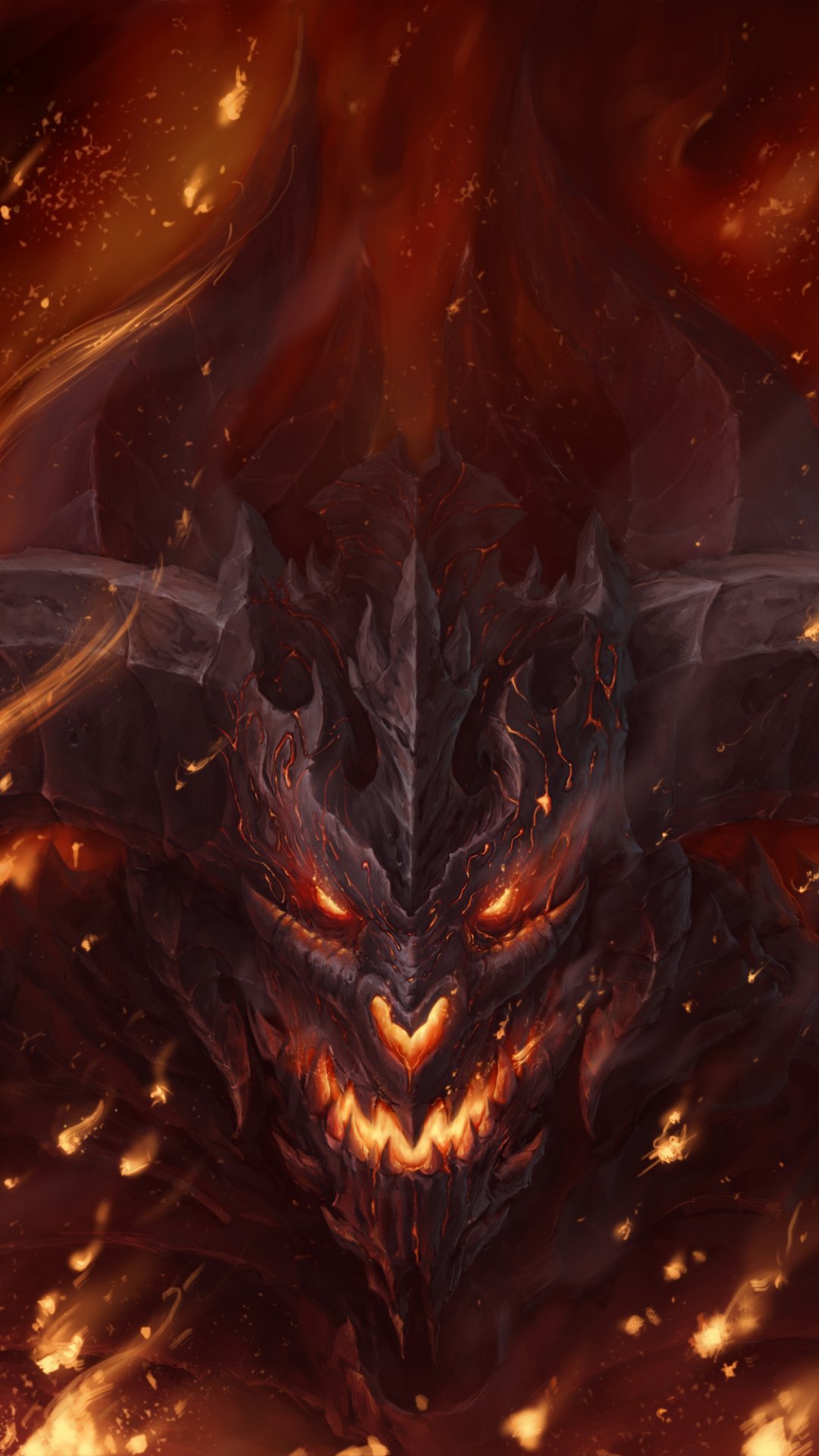 Download Dark Demon Phone Wallpaper