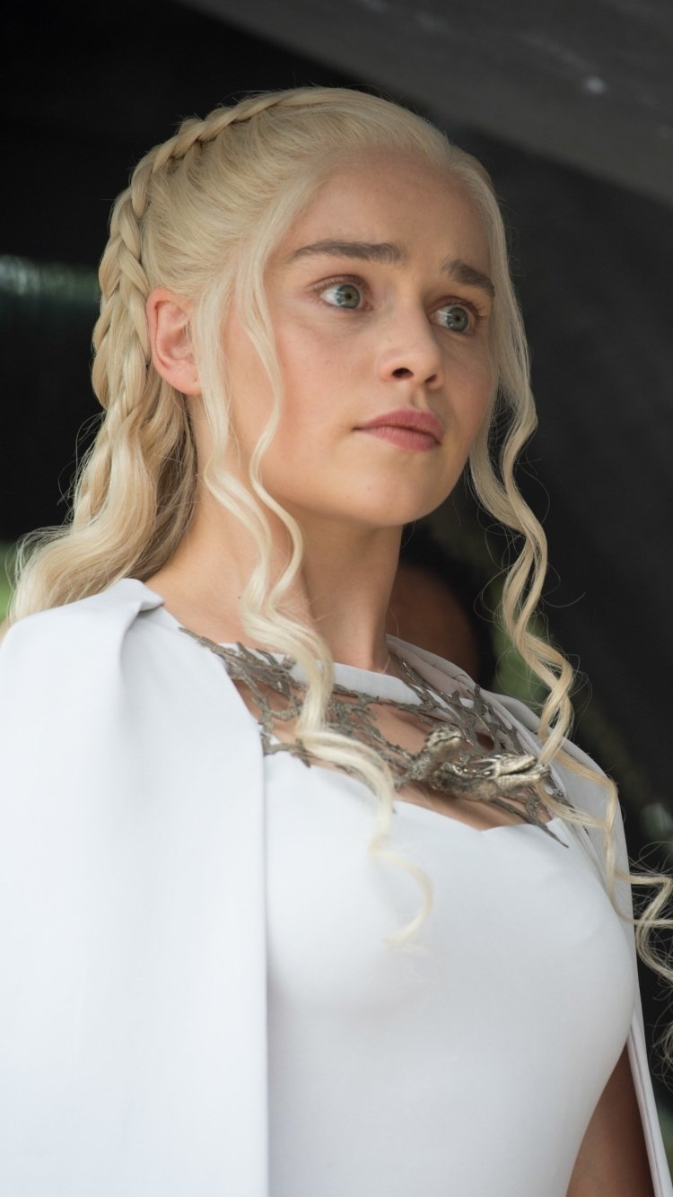 Download Emilia Clarke Daenerys Targaryen TV Show Game Of Thrones Phone ...