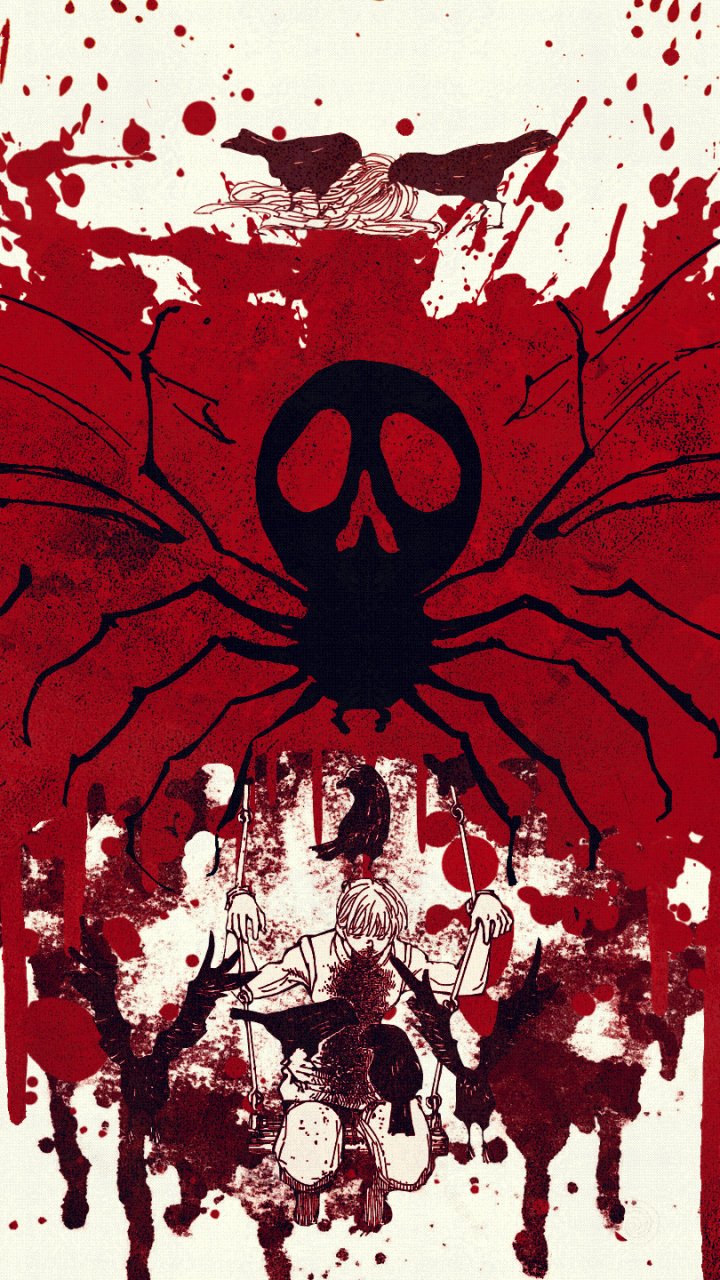 Hunter x Hunter Anime: Intense Spider Wallpaper for Phones