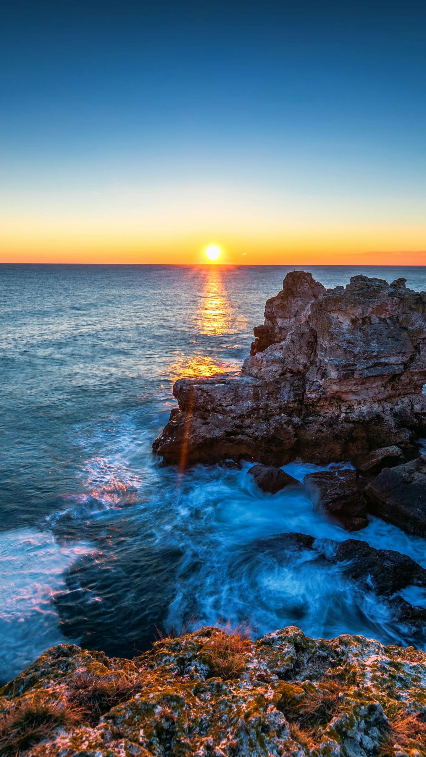 Download Nature Sunset Phone Wallpaper - Mobile Abyss