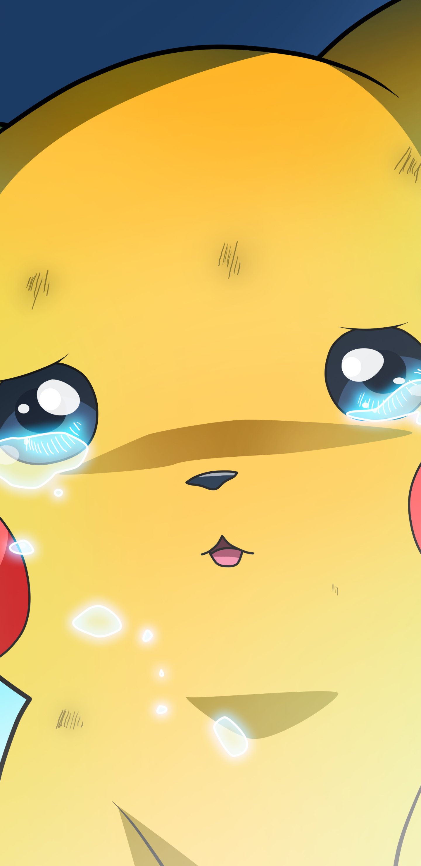 Pikachu Crying Wallpaper Got This Cute Pikachu From Ebay! Group Photo