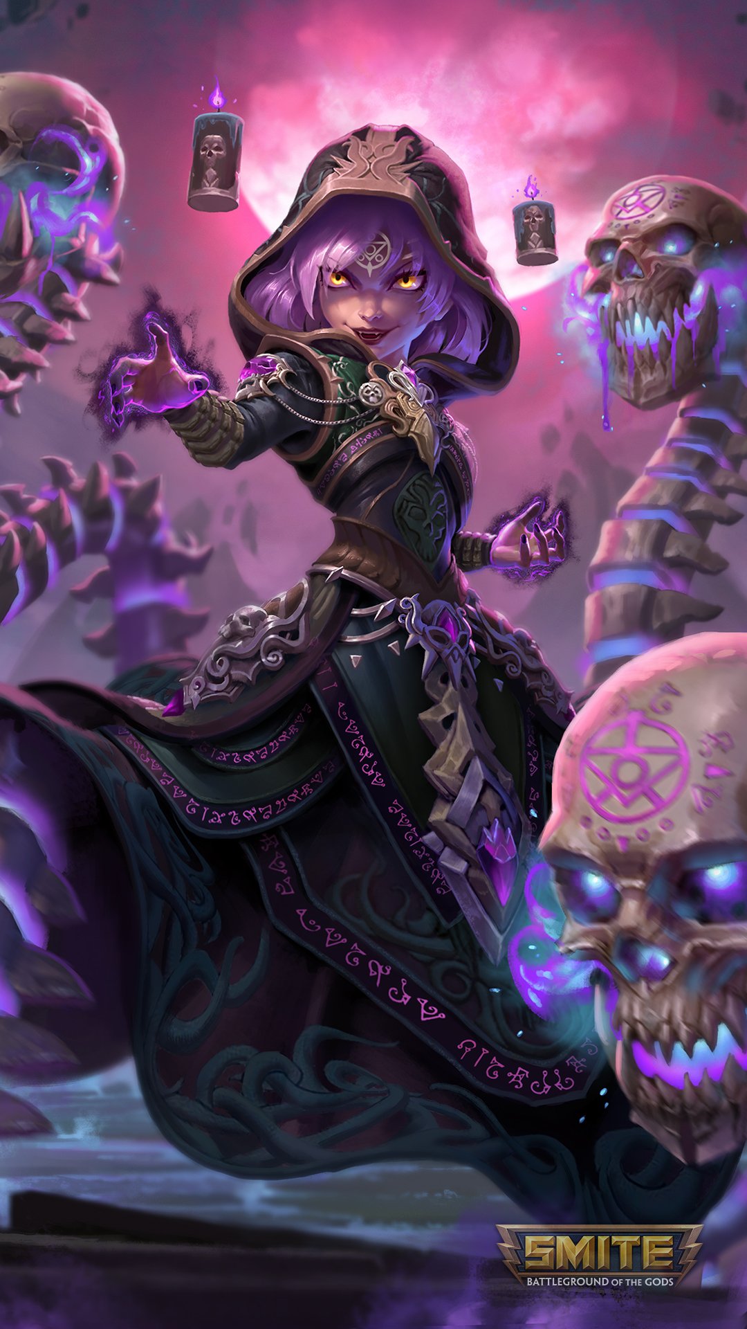 Scylla (Smite) Phone Wallpapers