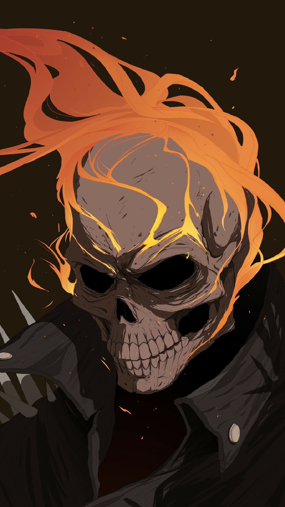 Download Johnny Blaze Comic Ghost Rider Phone Wallpaper