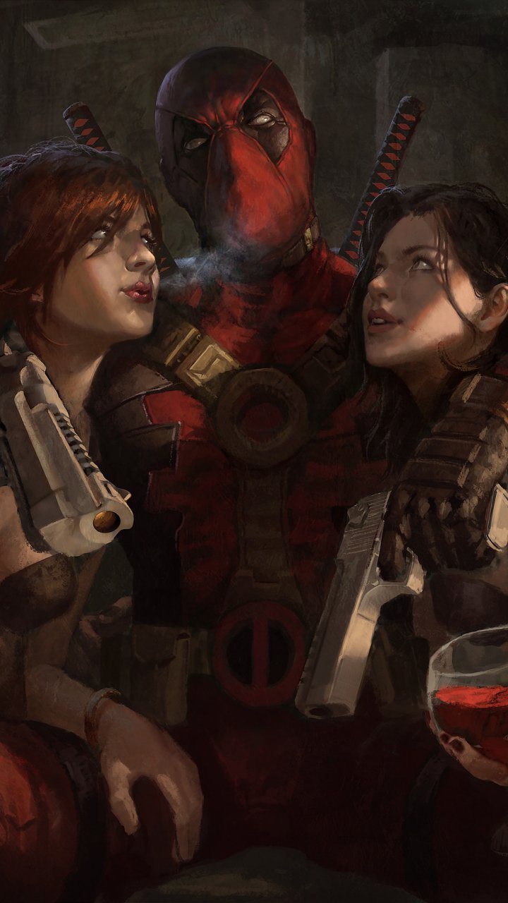 Download Comic Deadpool Phone Wallpaper