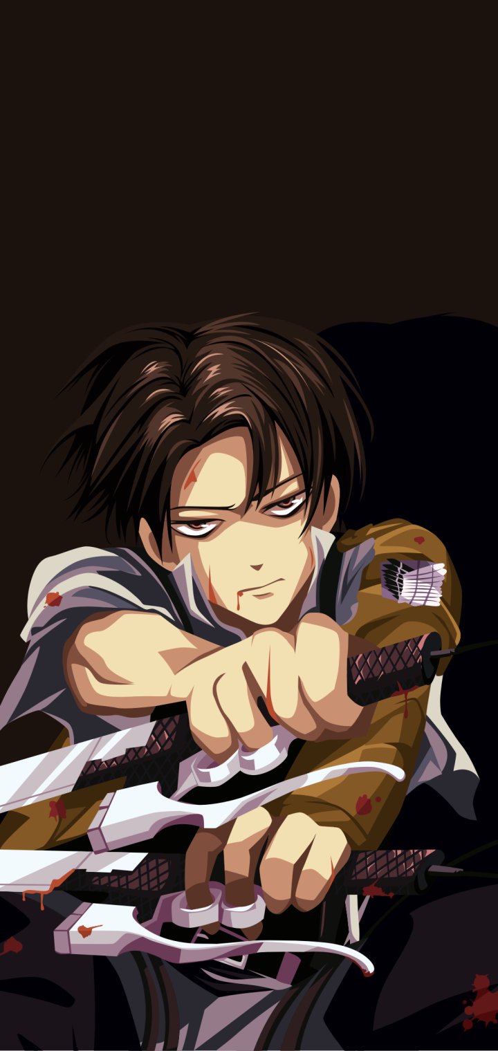 Download Levi Ackerman Anime Attack On Titan Phone Wallpaper