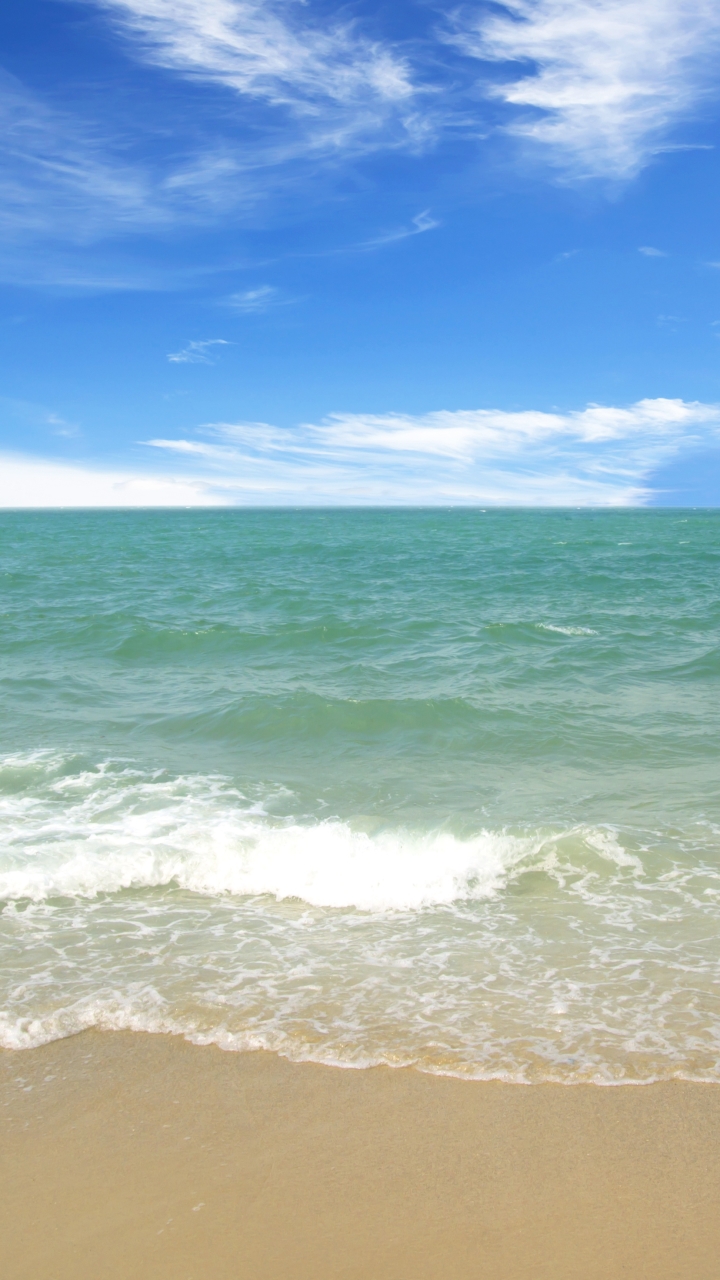 Download Horizon Nature Ocean Phone Wallpaper