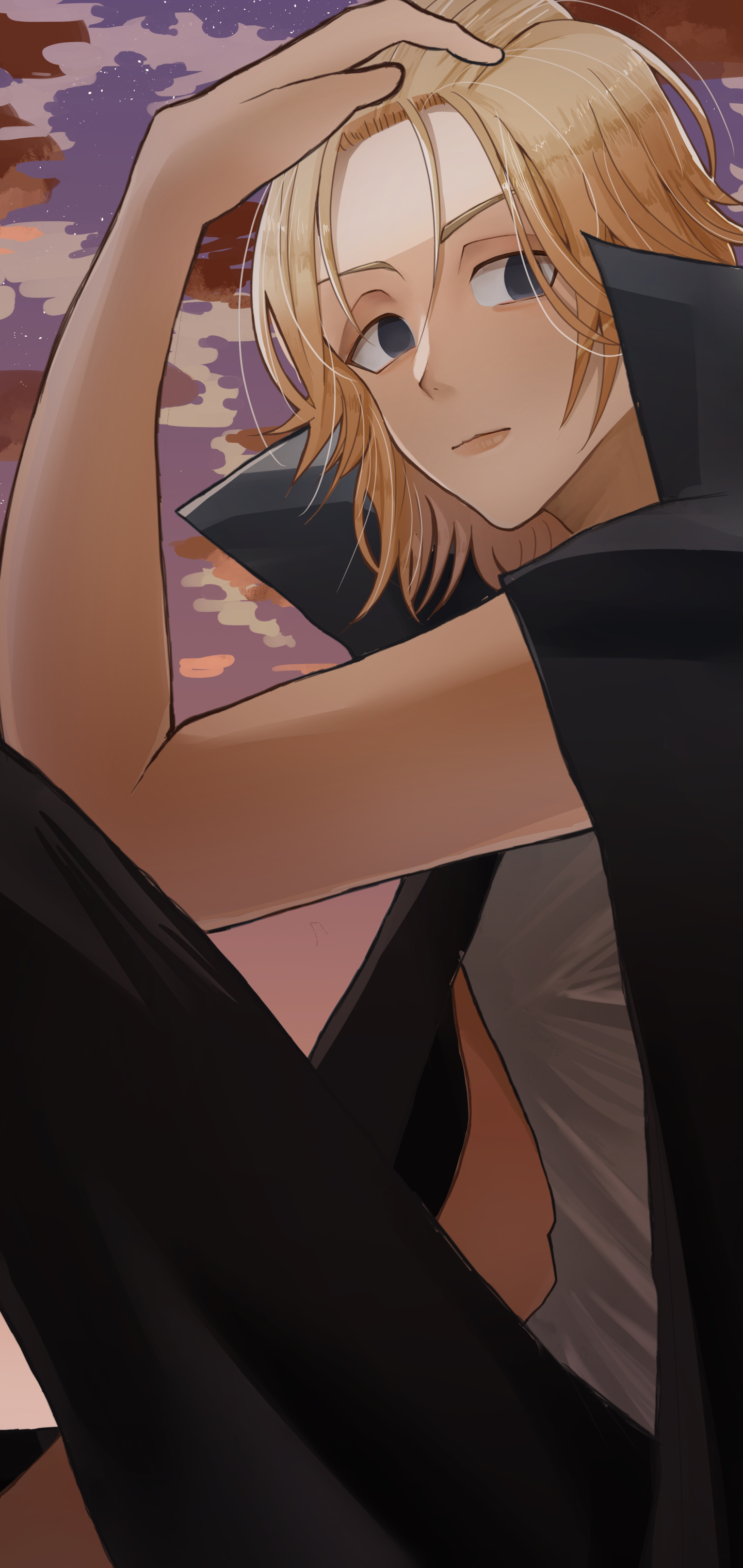 Download Mikey Manjiro Sano Anime Tokyo Revengers Phone Wallpaper