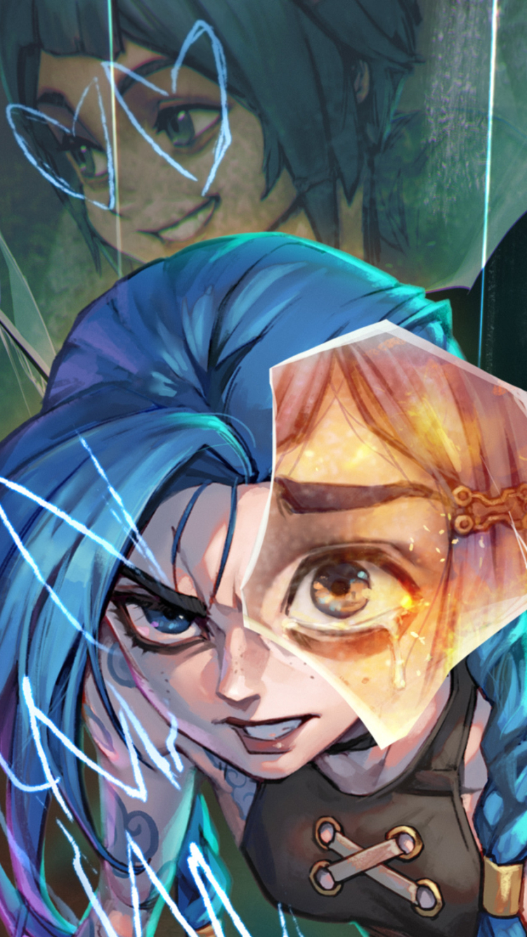 Download Jinx (League Of Legends) TV Show Arcane Phone Wallpaper