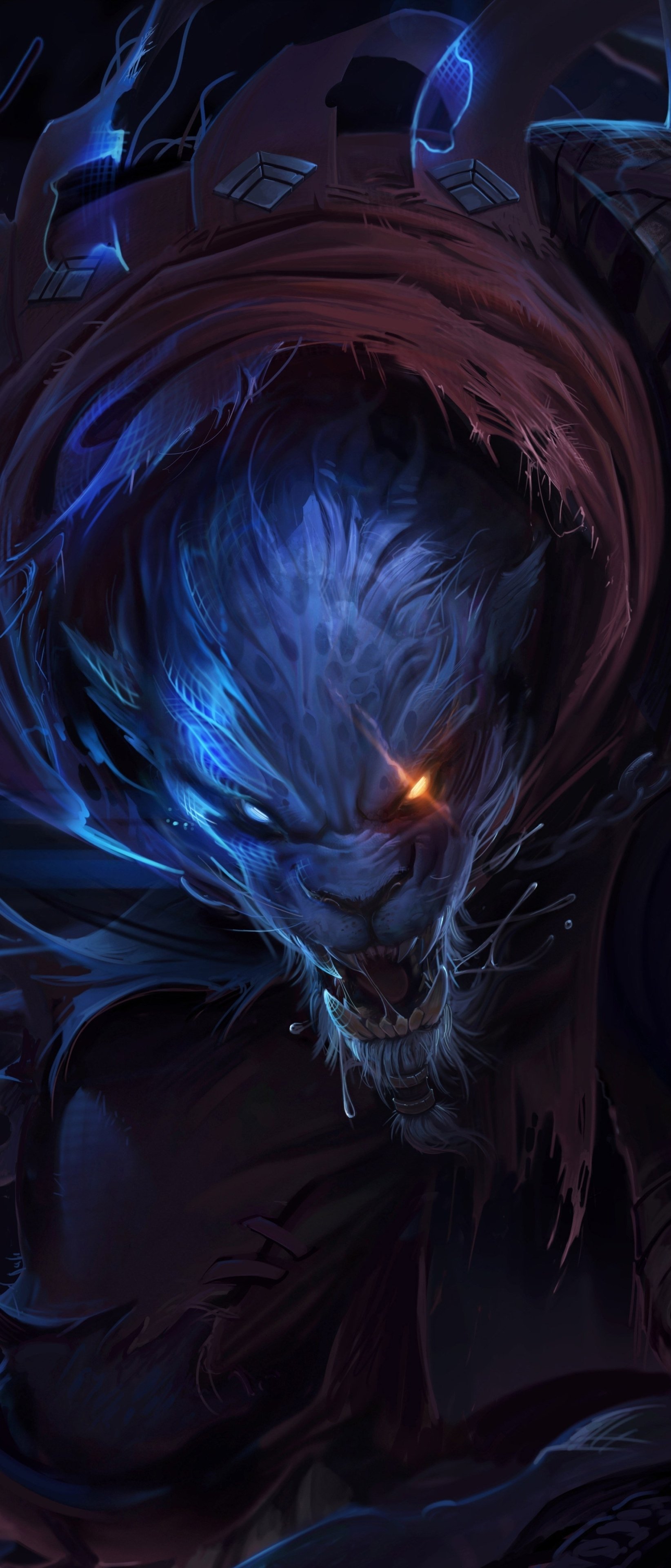 Rengar’s Fierce Hunt – League of Legends Ultimate Phone Wallpaper