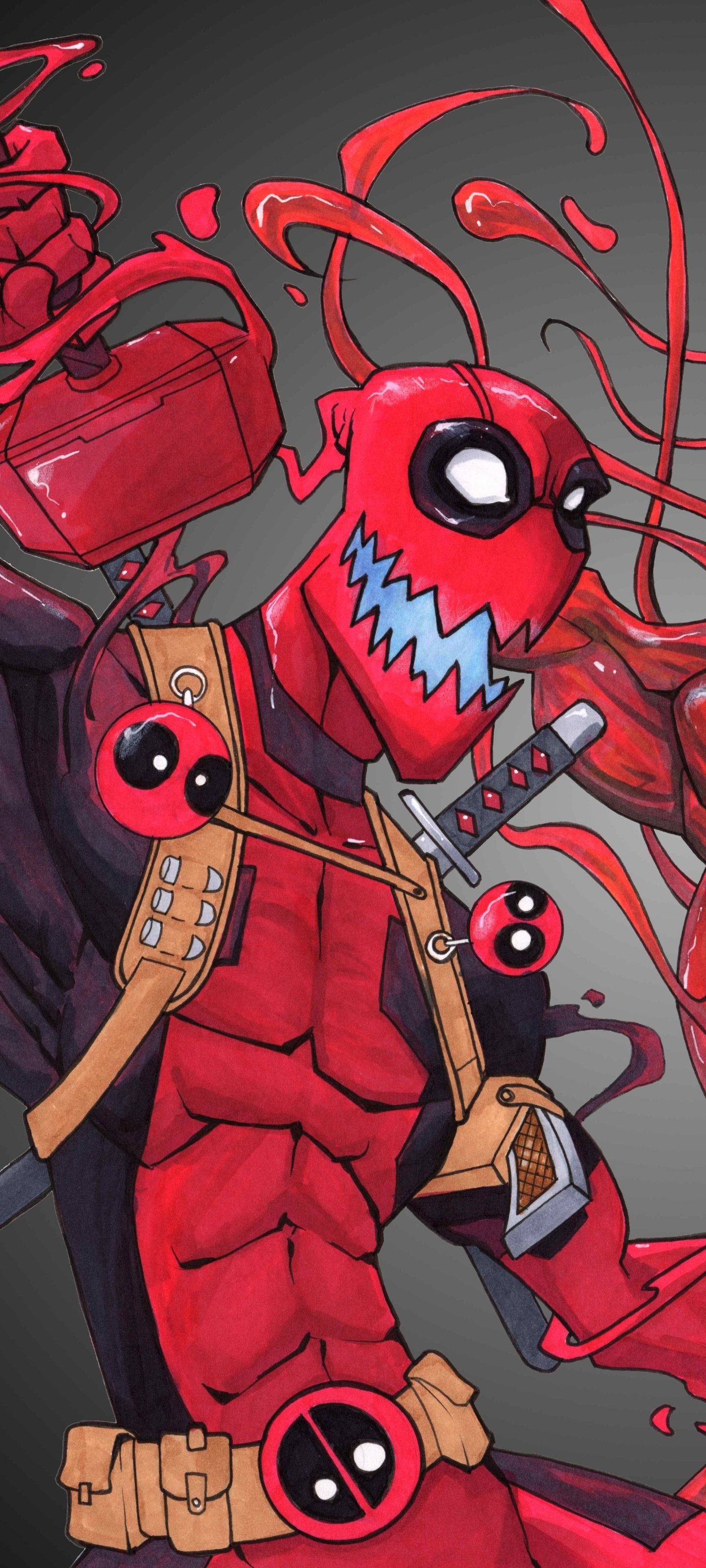 Download Comic Deadpool Phone Wallpaper