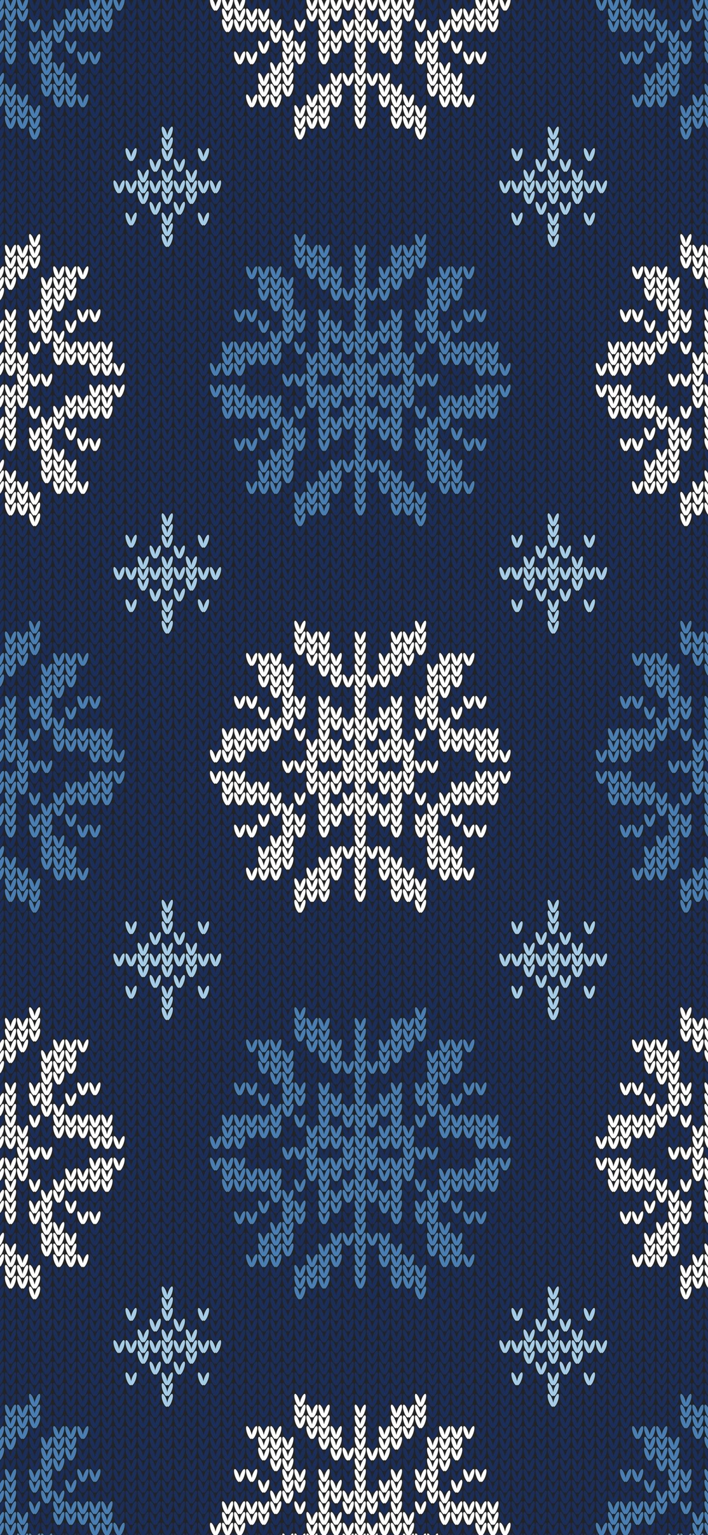 Download Pattern Artistic Snowflake Phone Wallpaper