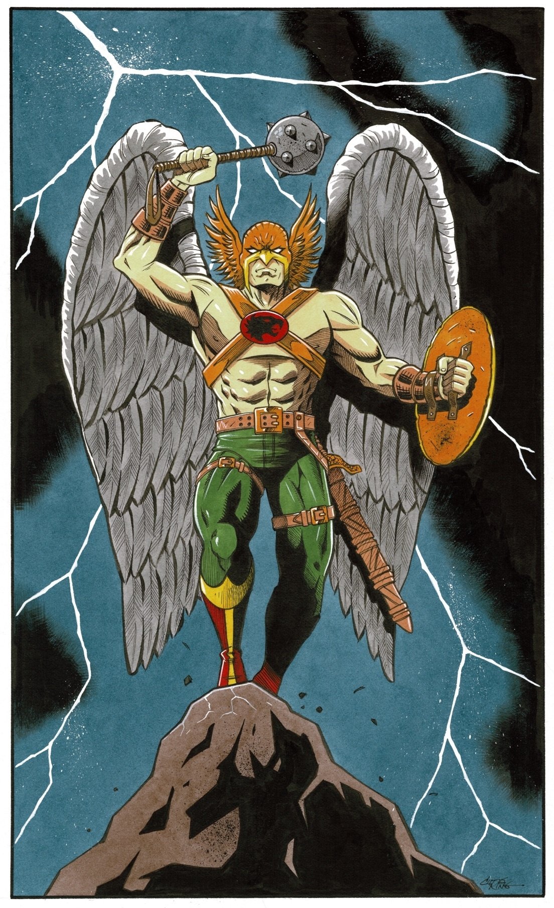 Download Carter Hall Hawkman (DC Comics) Comic Hawkman Phone Wallpaper